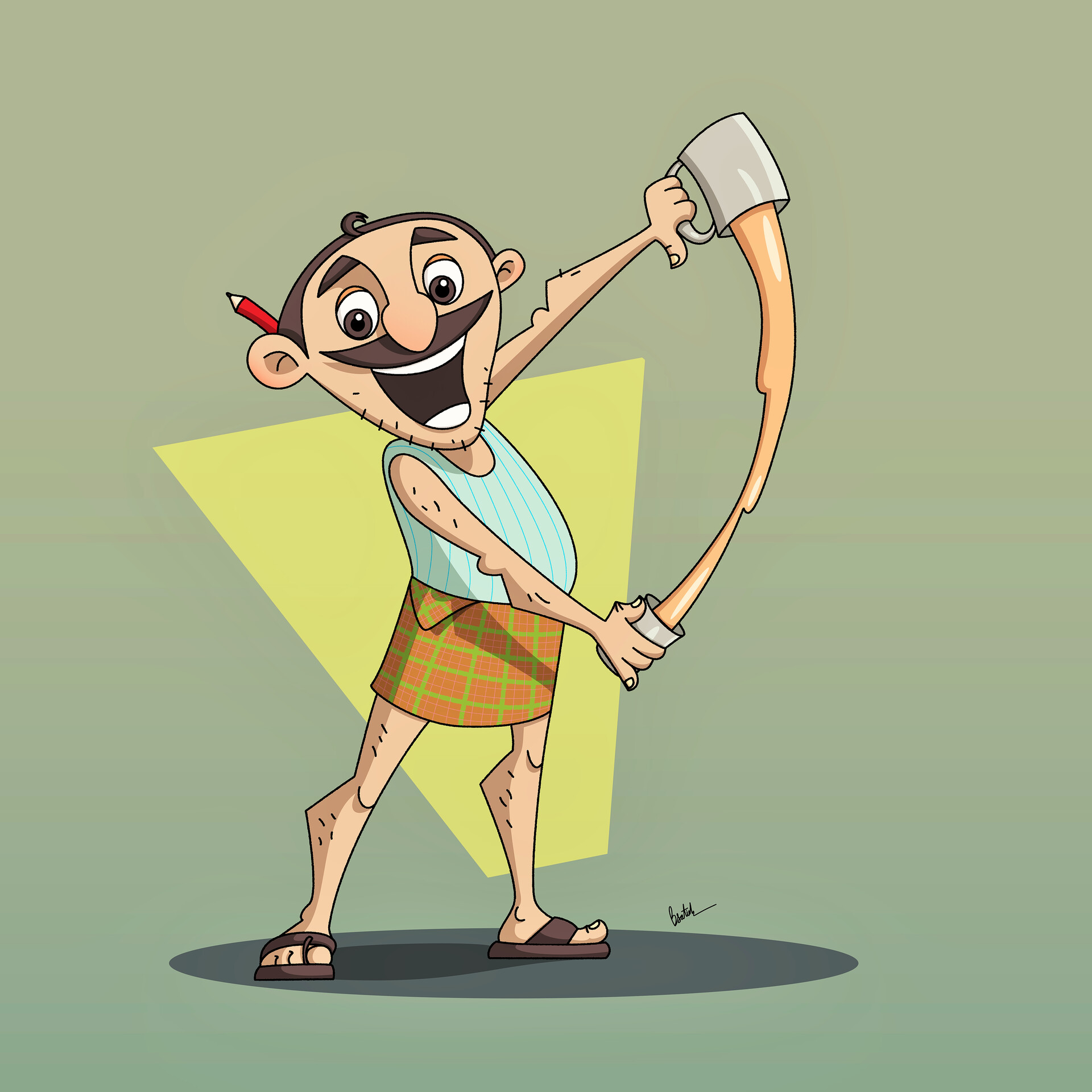 Satish B - Tea vendor