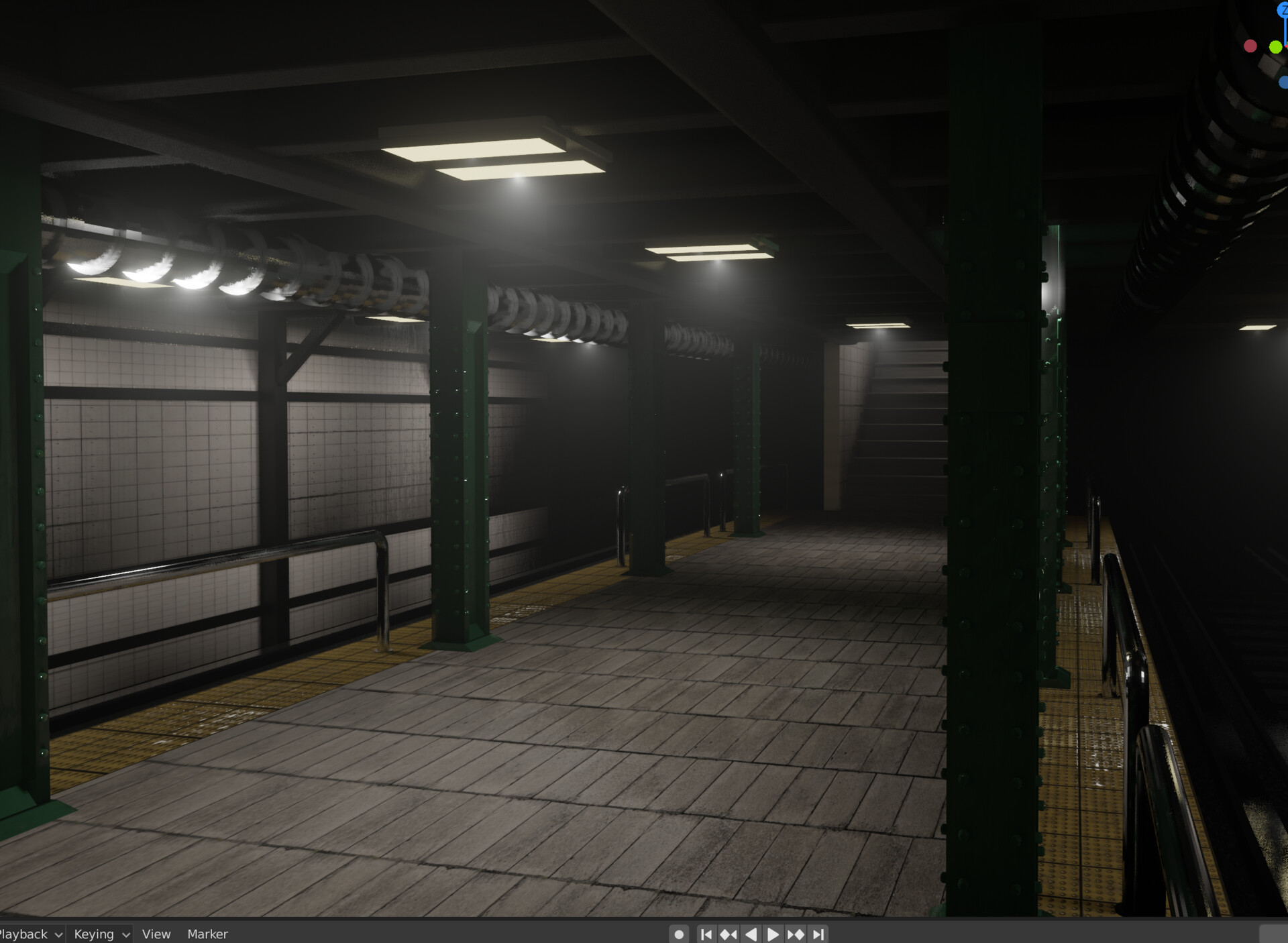 ArtStation - Train Station Environment