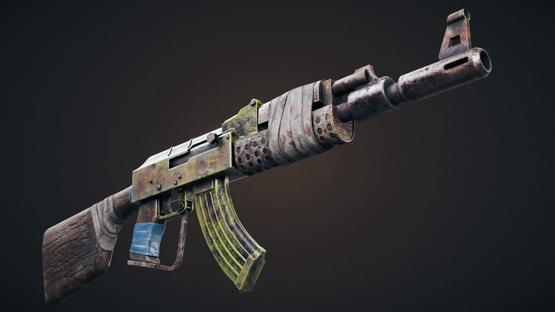 ArtStation - Rifle Game Ready (by Rust concept)