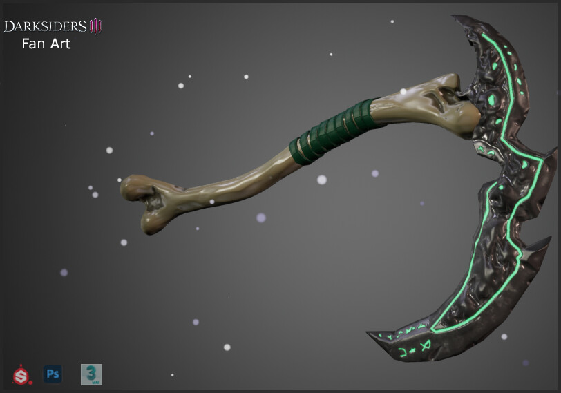 Daniel Davis - Darksiders 3 Fan Art Scythe