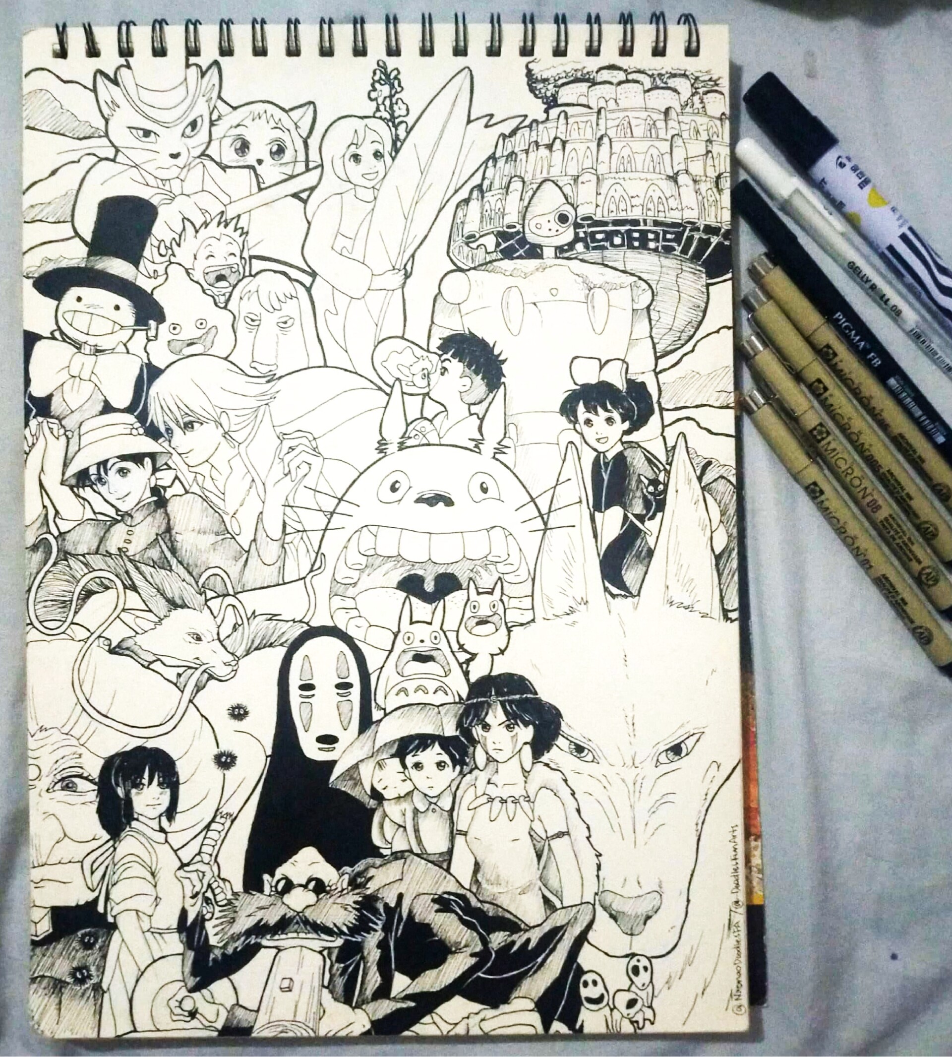 ArtStation - My Ghibli Fan Art