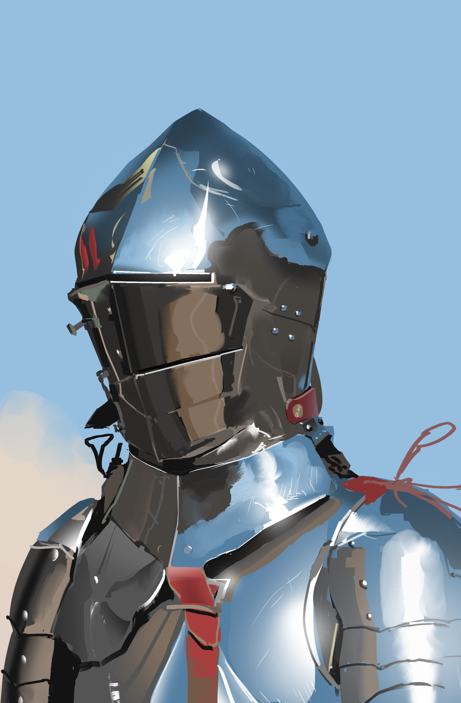 ArtStation - Chrome knight study