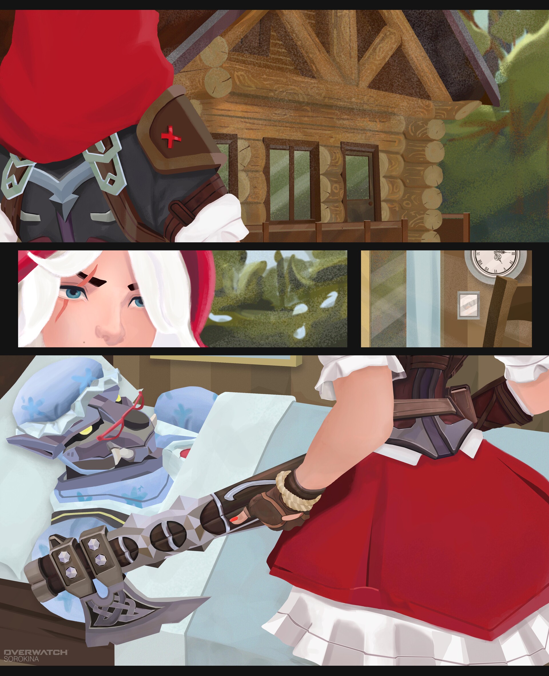 ArtStation - Little Red Ashe (Overwatch )