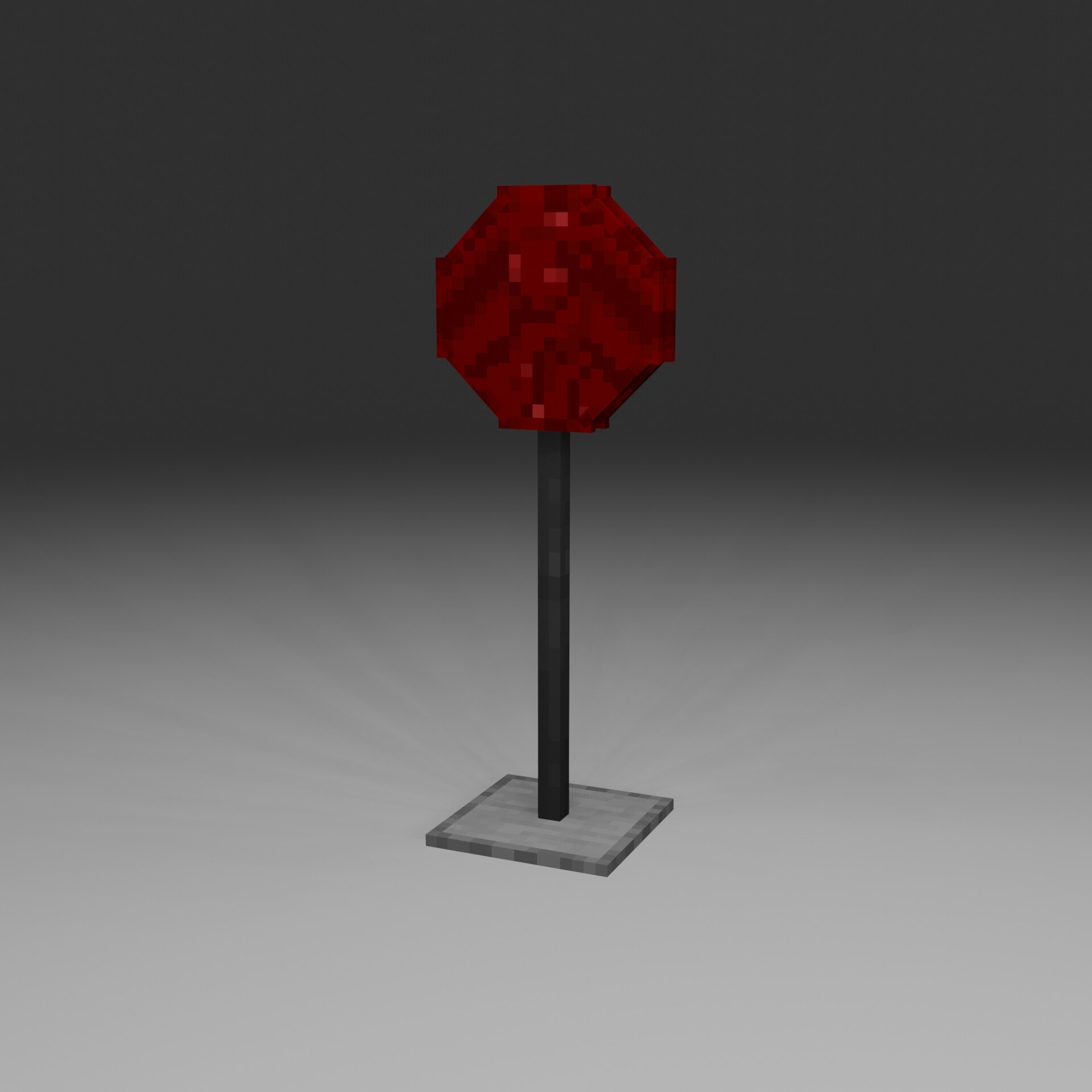 ArtStation - Stop Sign