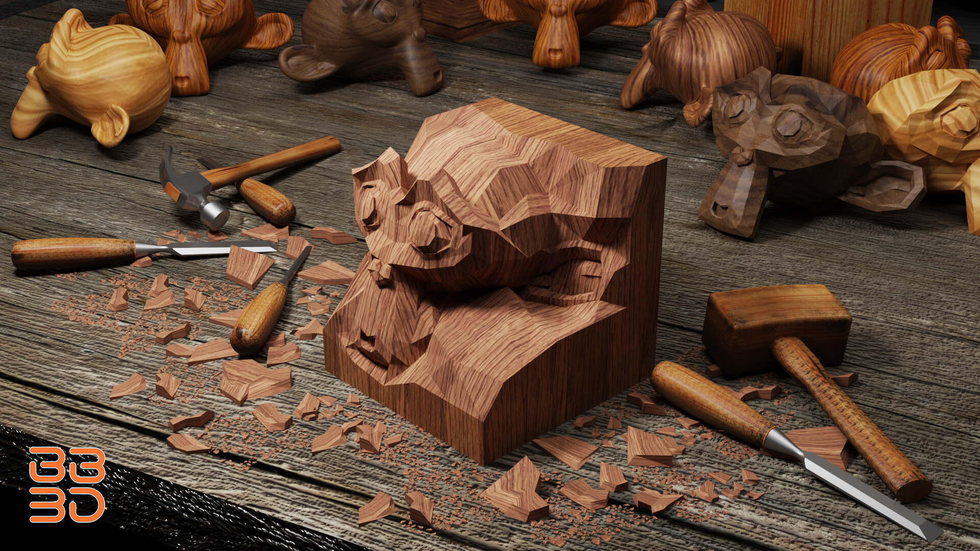 ArtStation - BB3D Blender Cube Challenge 02