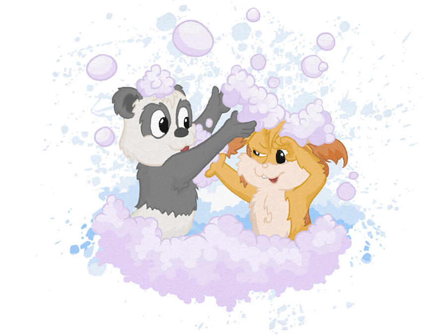 ArtStation - Bubble bath