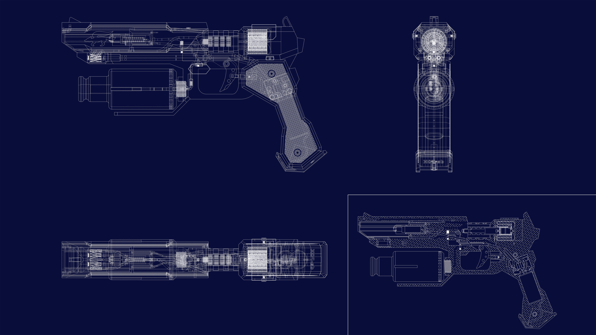 ArtStation - Fox Mccloud's Blaster (fully detailed)
