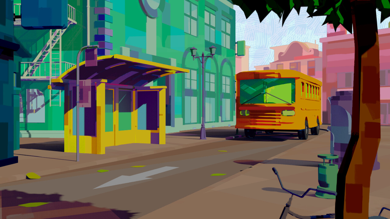 ArtStation - Stylised Street