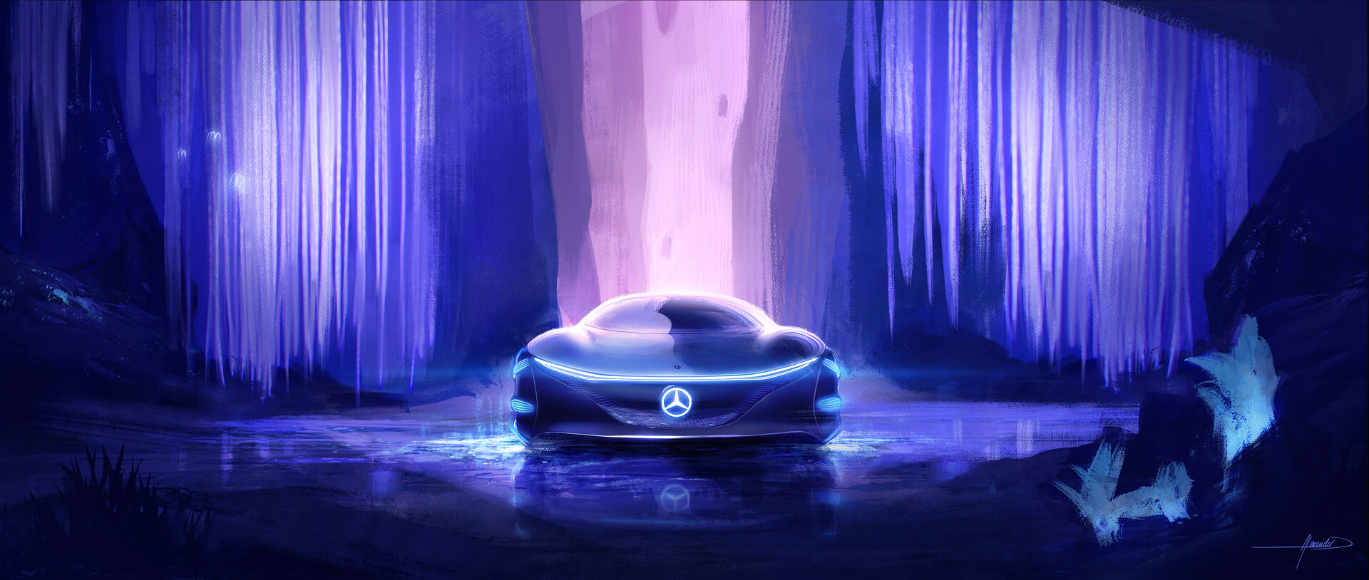ArtStation - Mercedes Benz Vision AVTR - Official Artworks