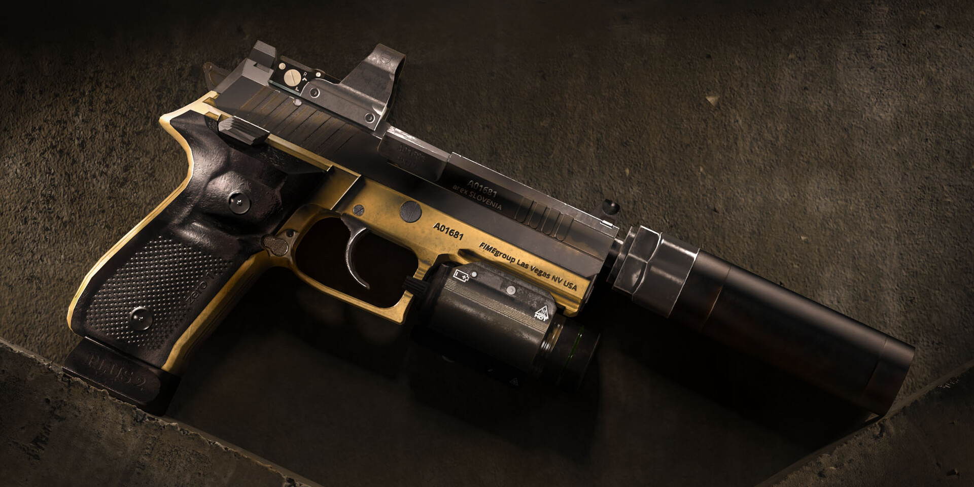 ArtStation - Pistol visualisation