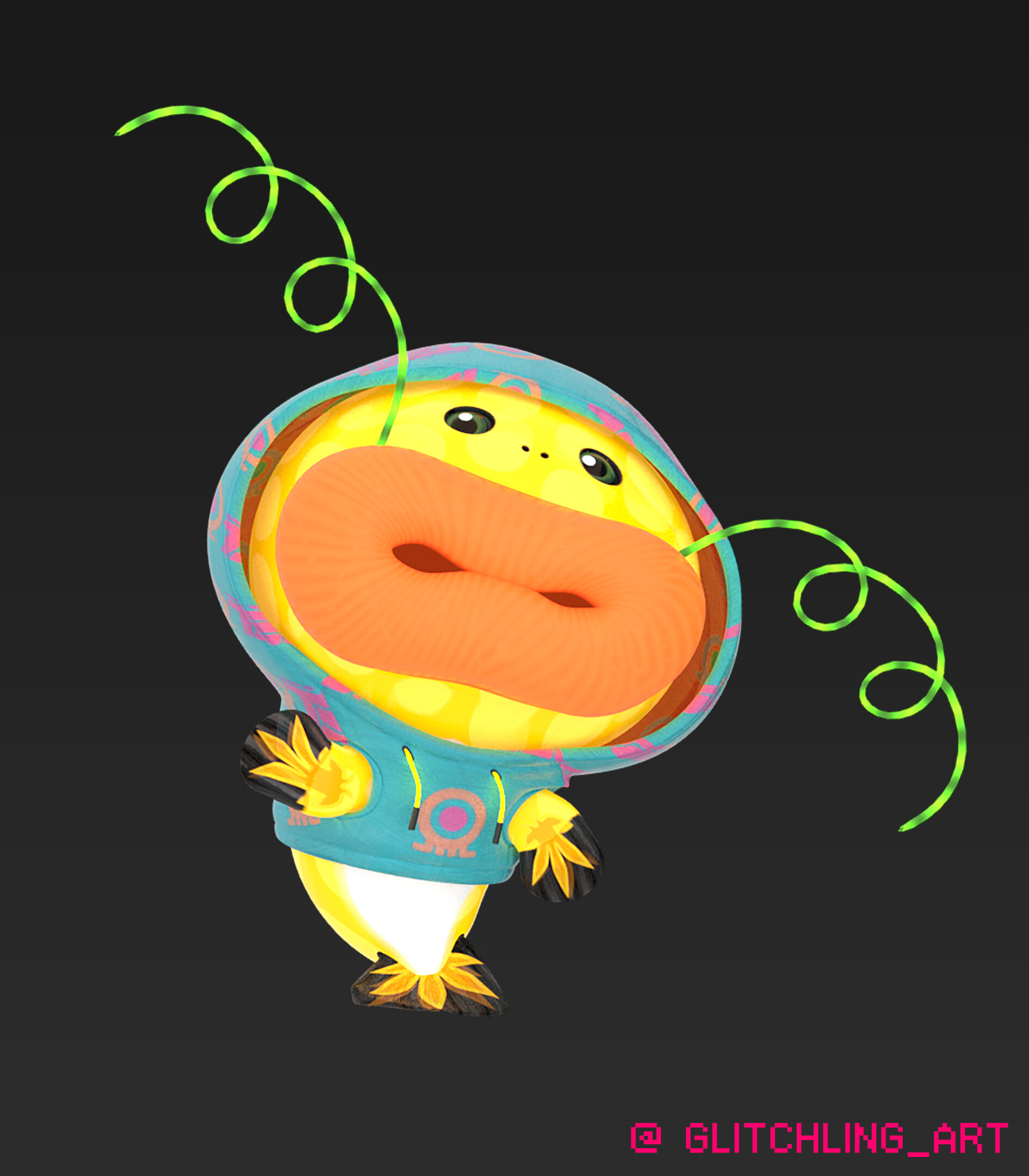 GlitchyKaida カイダー - 『 SPLATOON 』Mizuta Ahato - Mizu's Zapfish