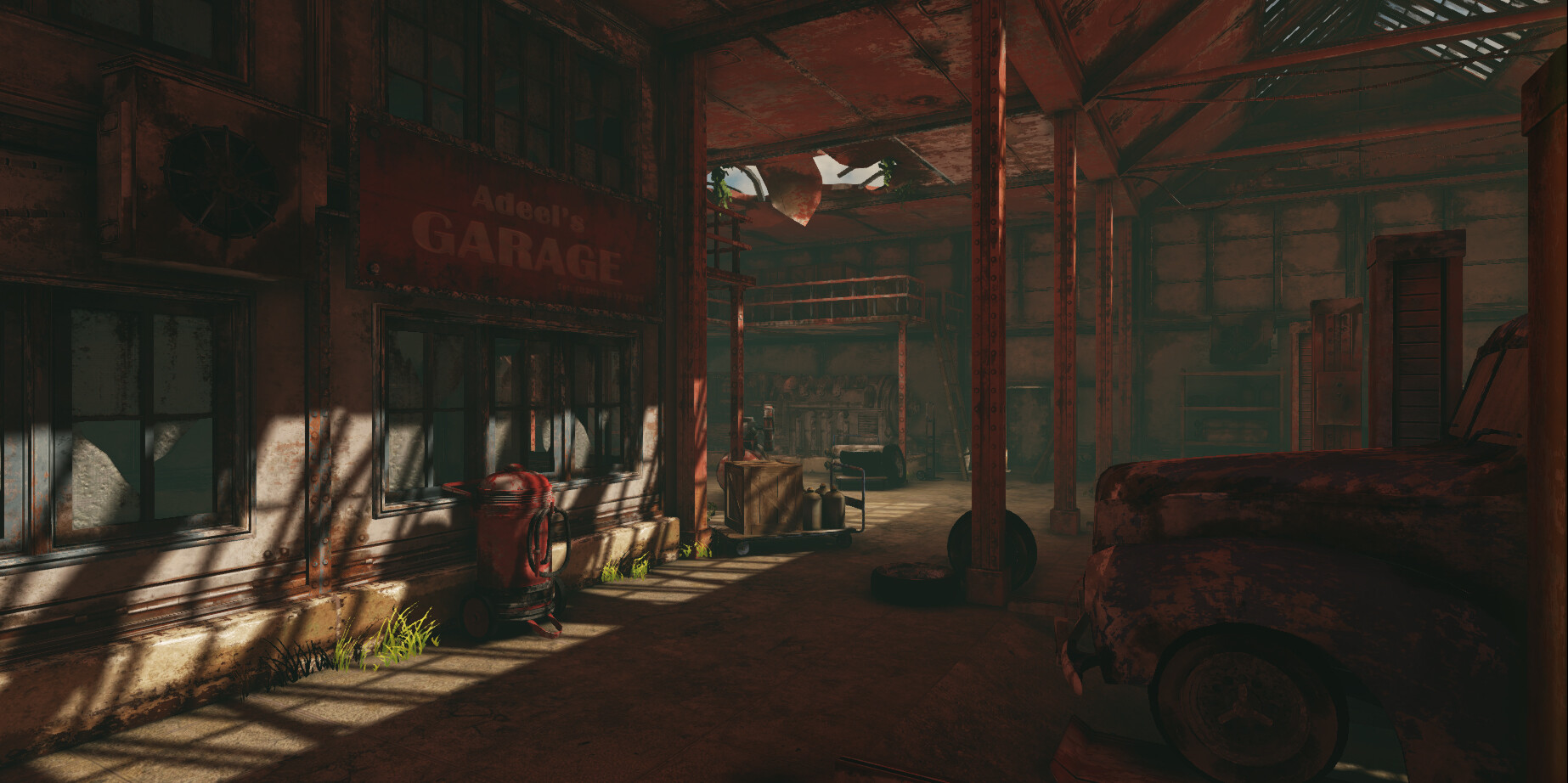 ArtStation - Derelict Garage