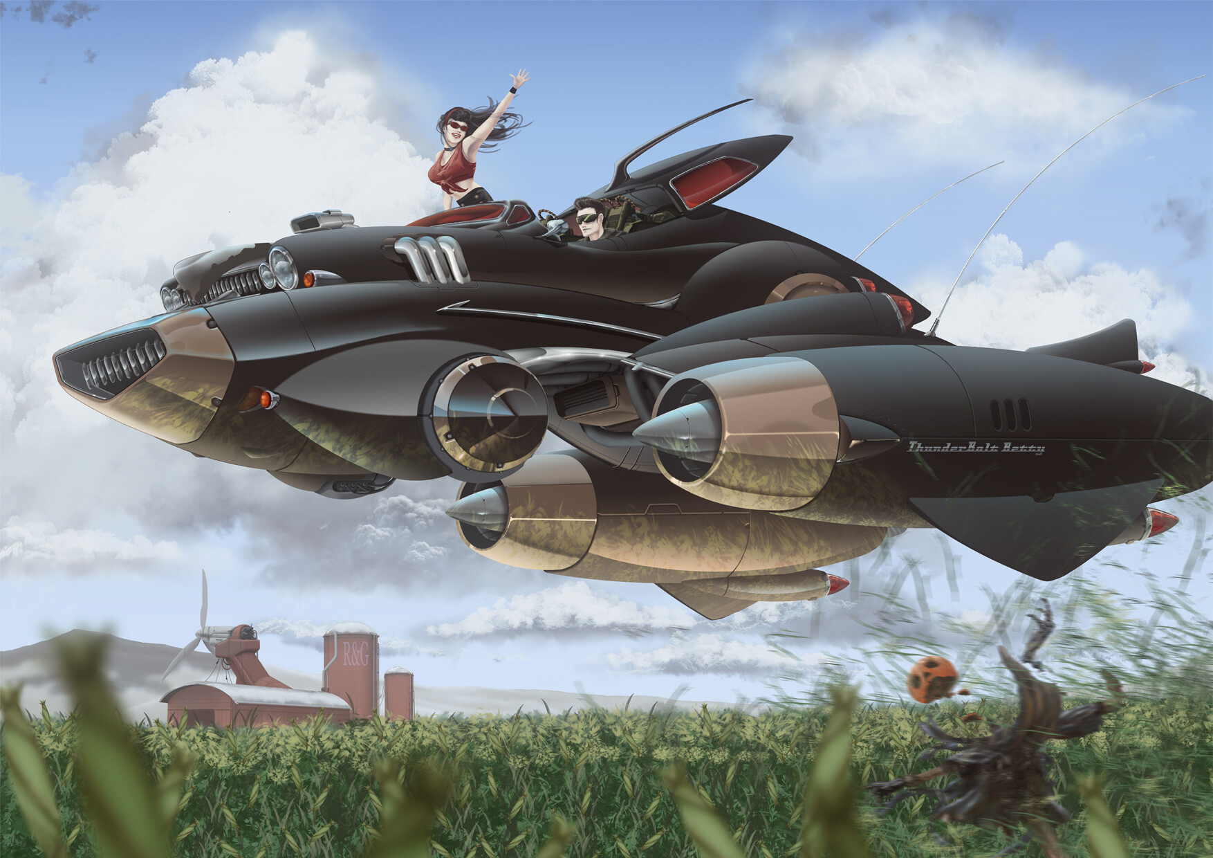 ArtStation - ThunderBolt Betty