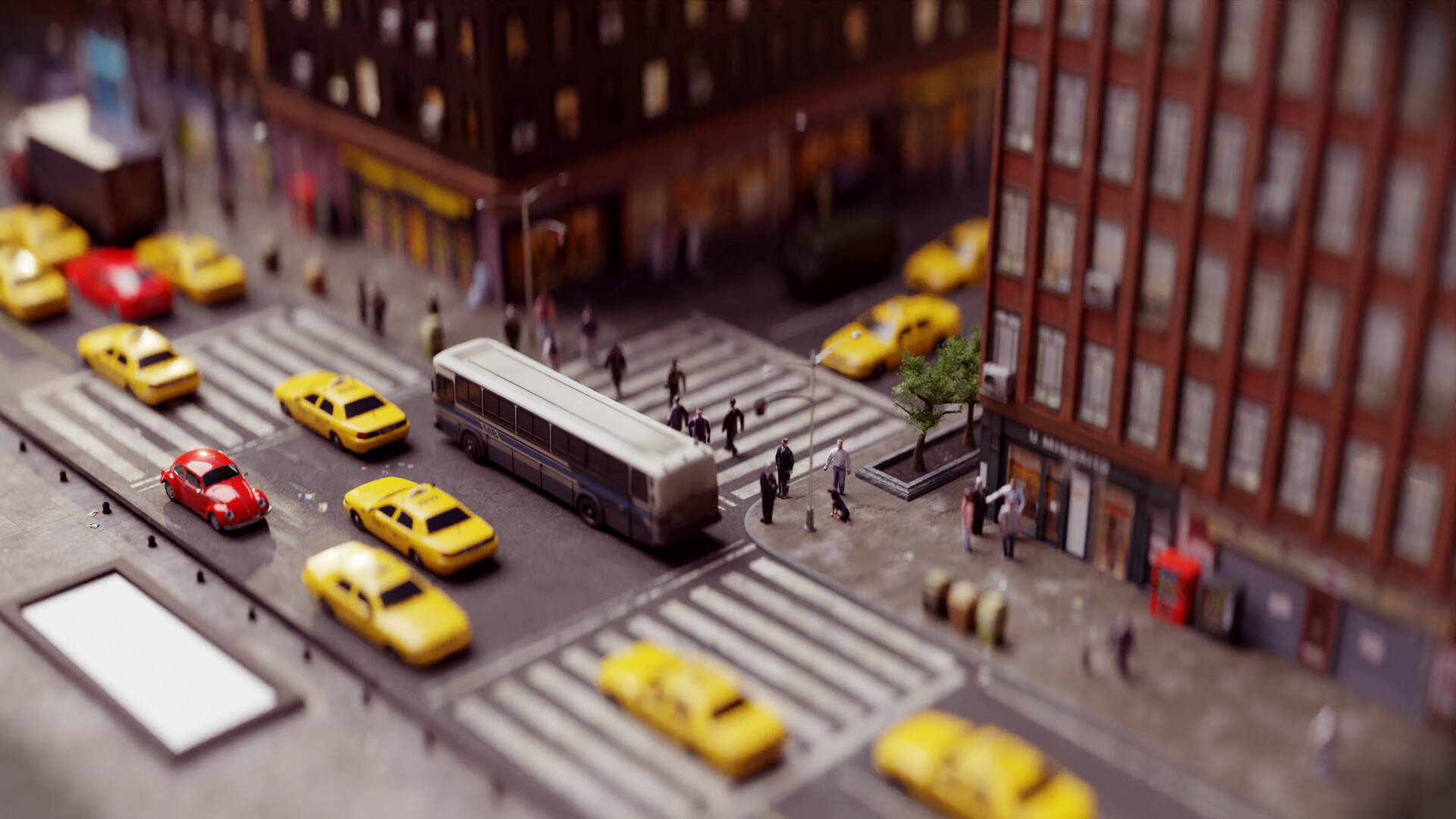ArtStation - New York in Miniature
