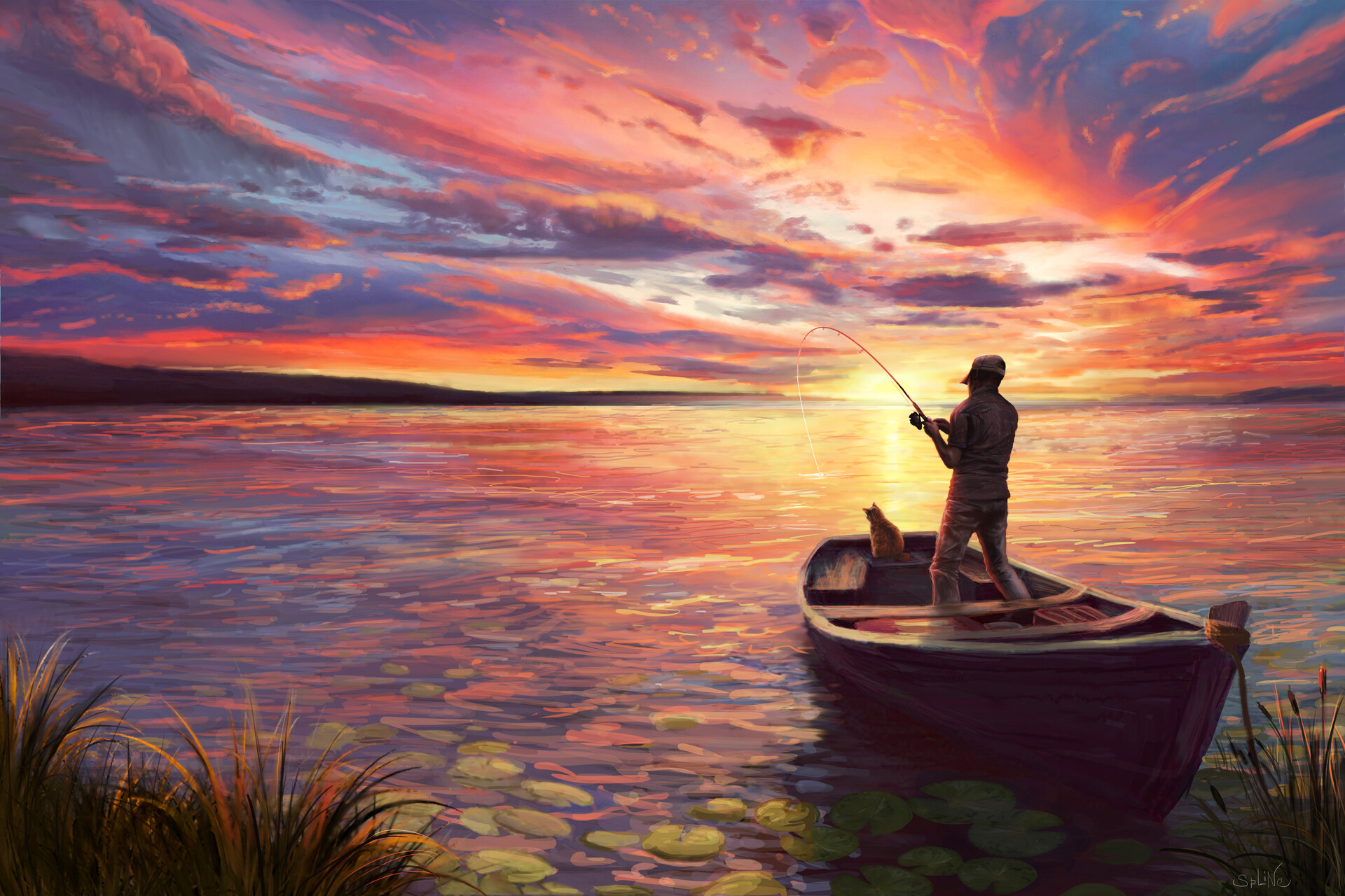 ArtStation - once on a fishing trip