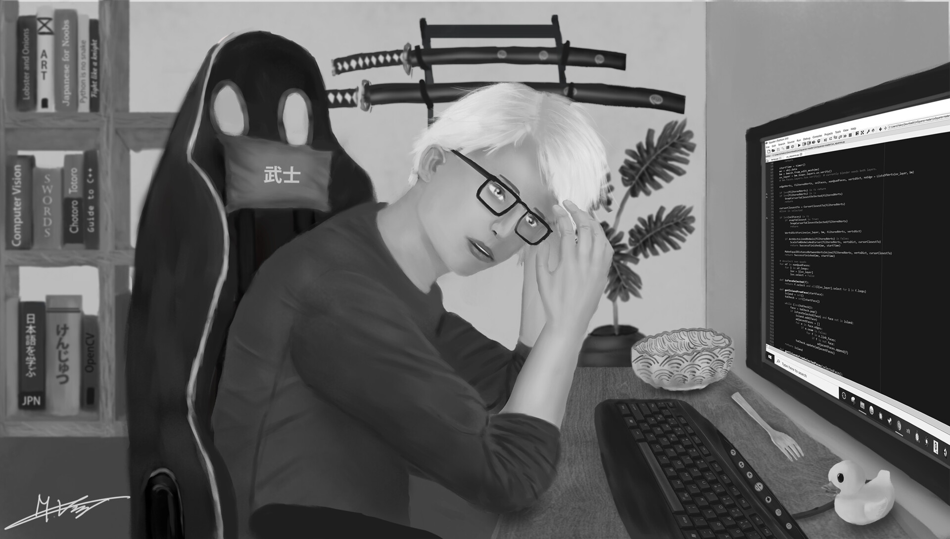 ArtStation - Computer work