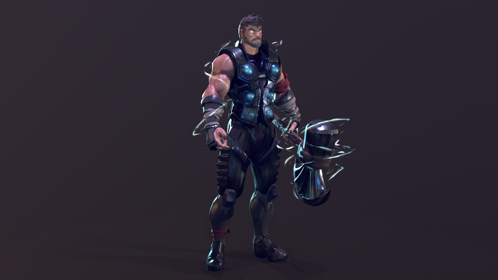 ArtStation - Thor - God of Thunder - Original Concept by Hicham Habchi