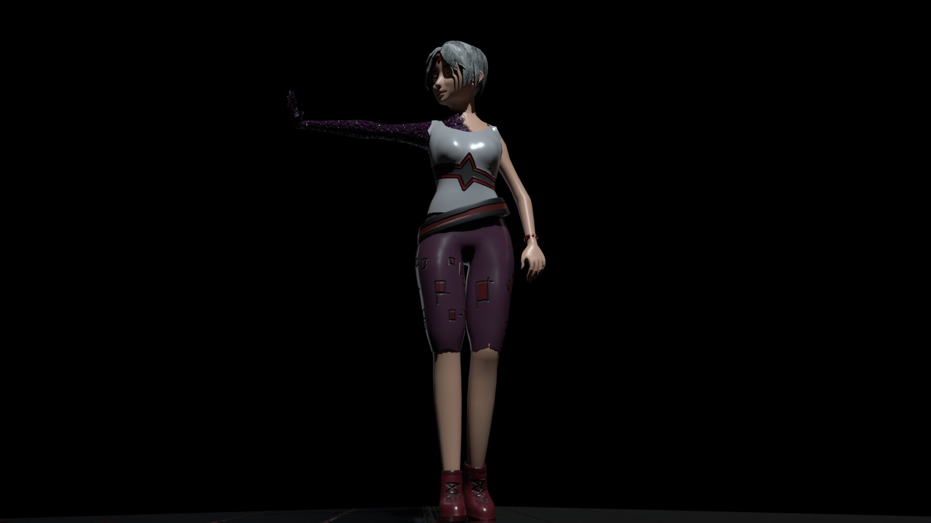 Ander Quintana - Deep Memories: Nora (Protagonist) Textures with Lighting