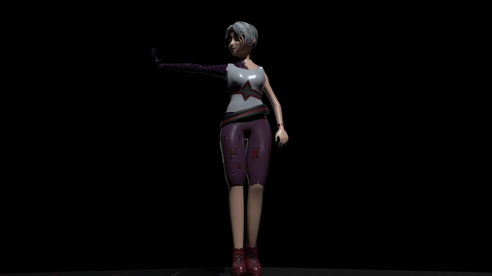 Ander Quintana - Deep Memories: Nora (Protagonist) Textures with Lighting