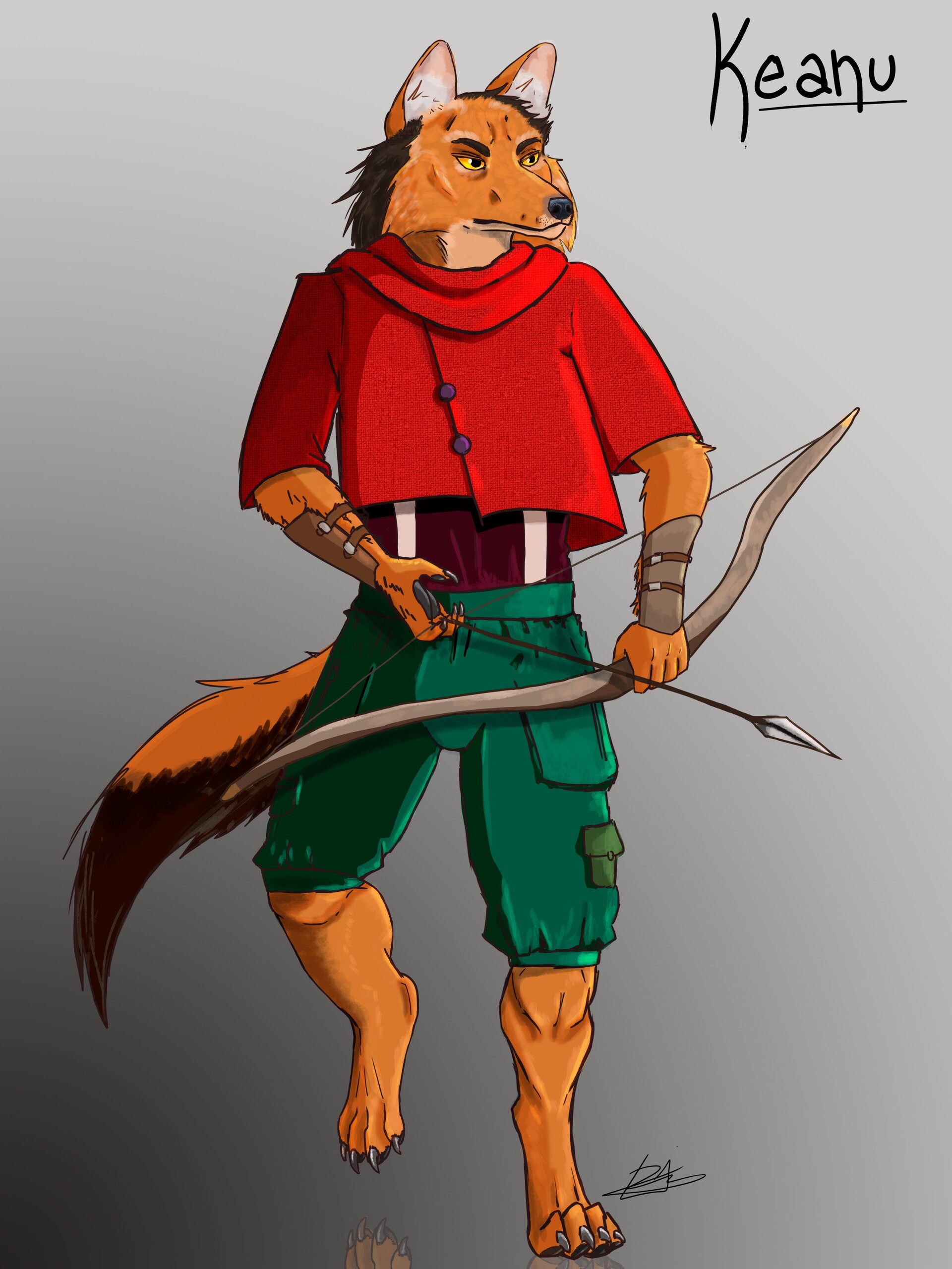 ArtStation - Keanu, The Maned Wolf ranger