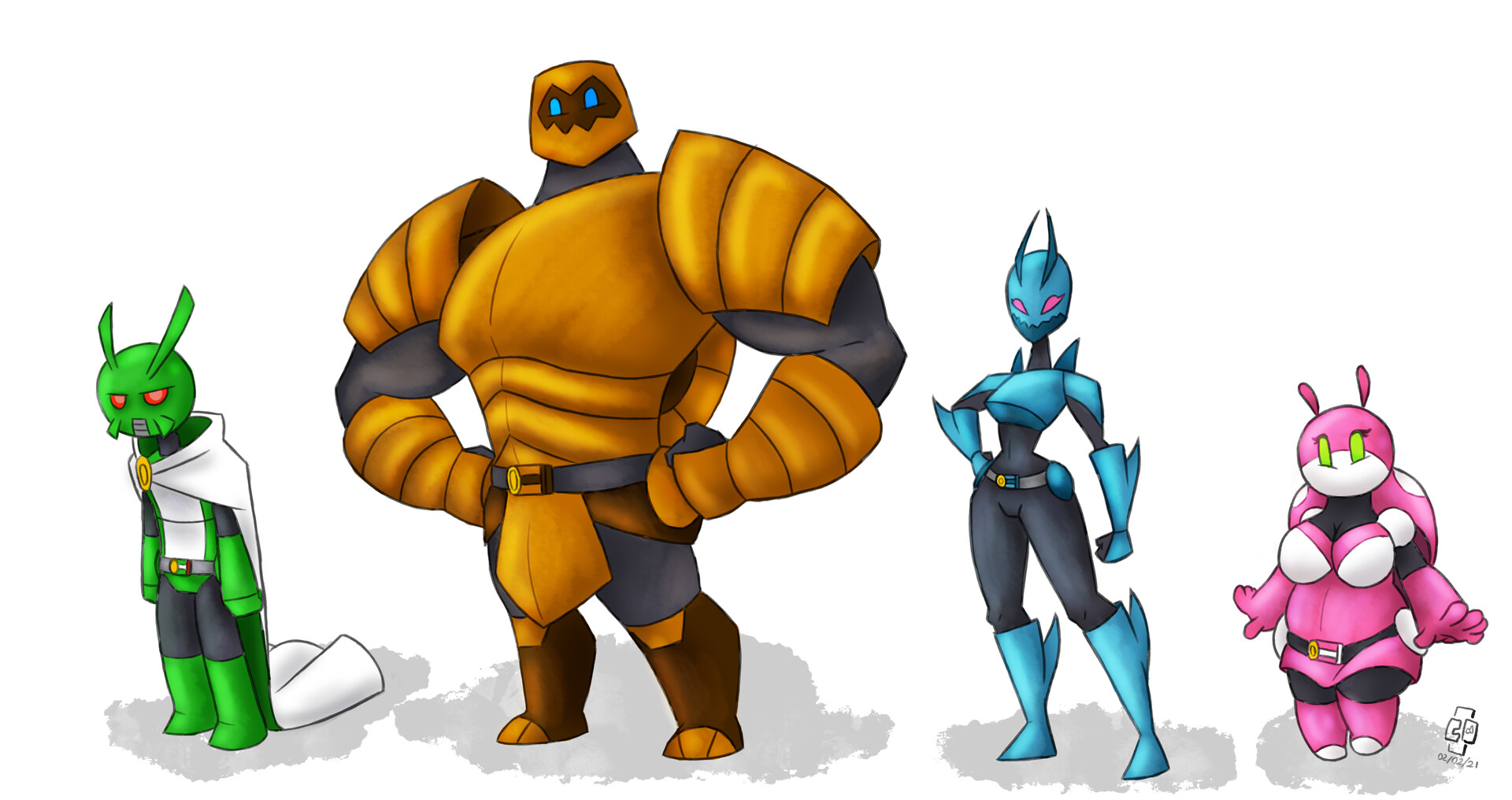 ArtStation - Slugman zero! - Concept arts