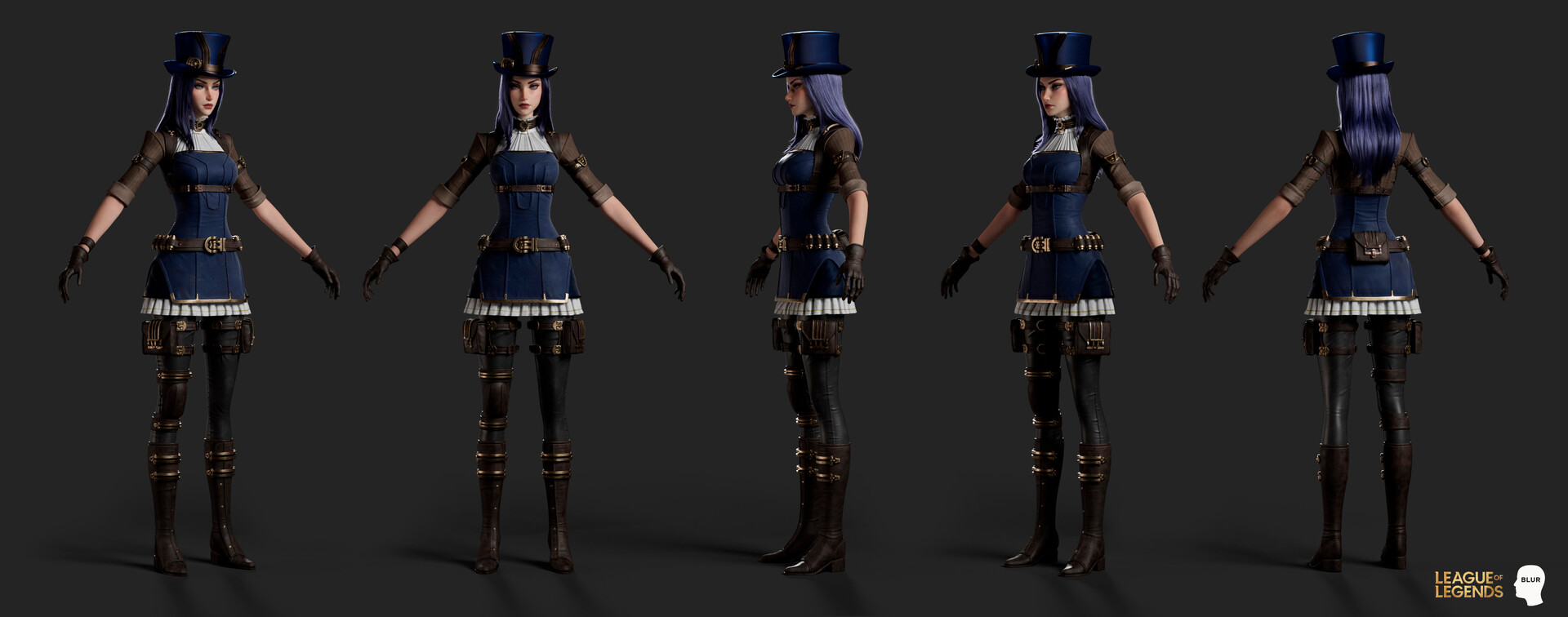 Daniel Kho - League of Legends - Warriors Cinematic : Caitlyn Hair