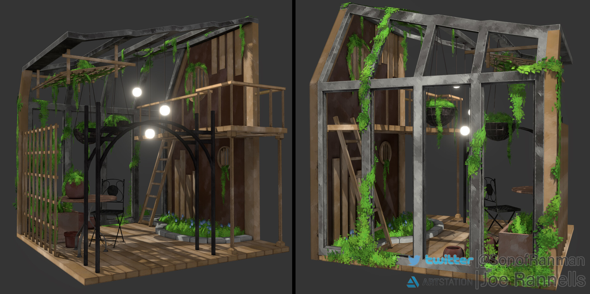 Joe Rannells - VR Market Booth - Blender