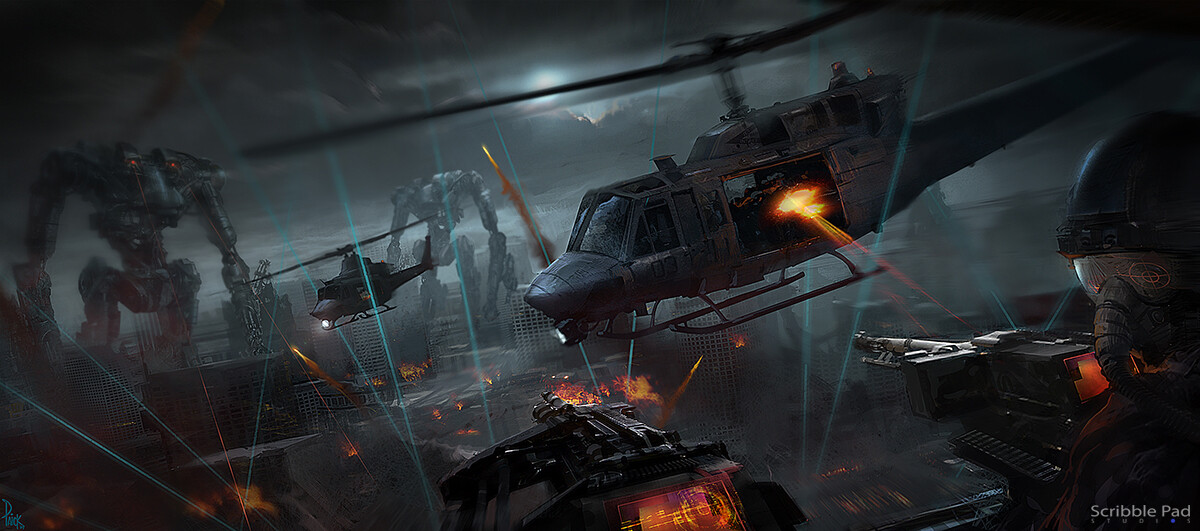 ArtStation - Terminator 3 Attraction Theme Park Design.