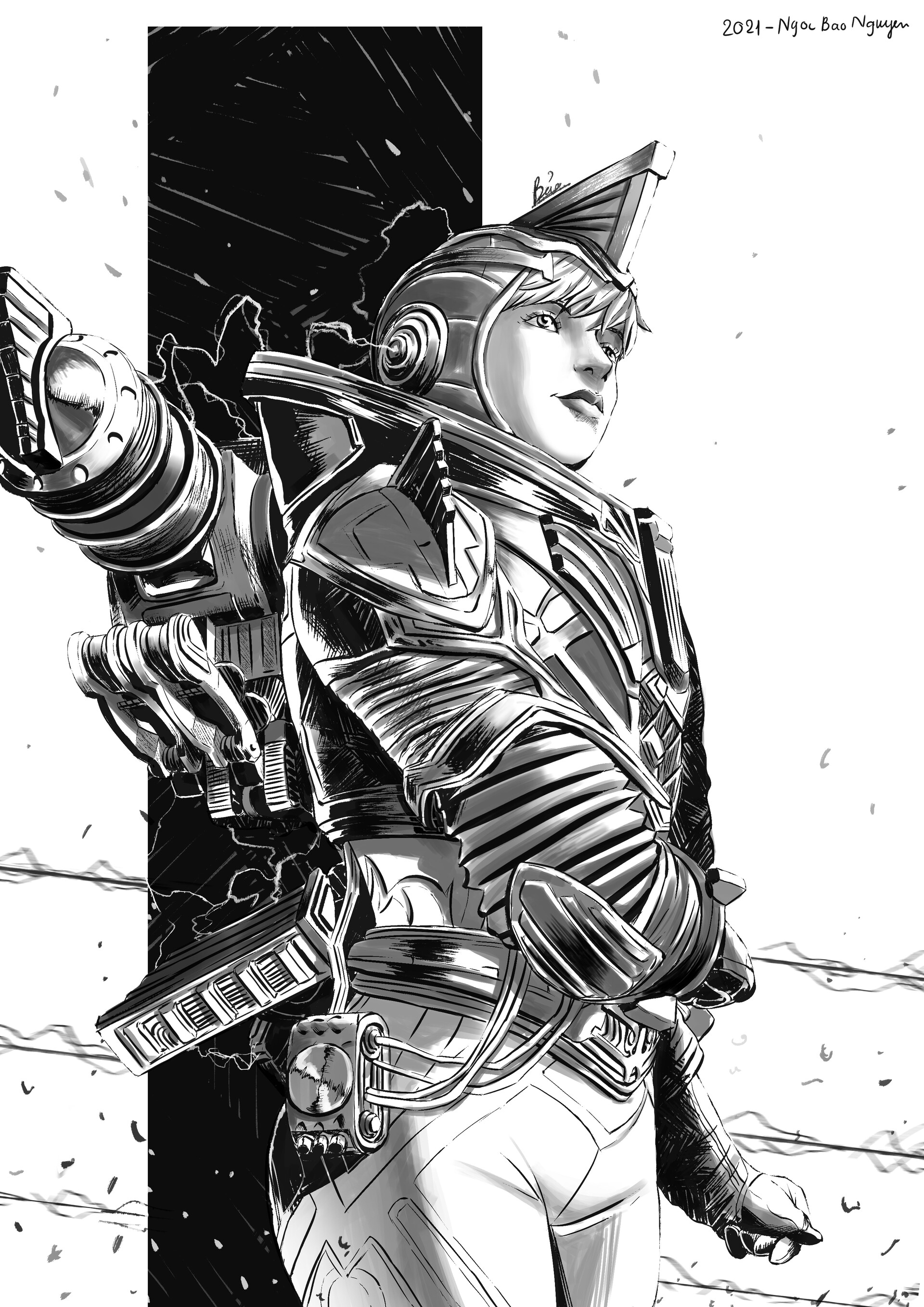 ArtStation - Wattson - Apex Legends