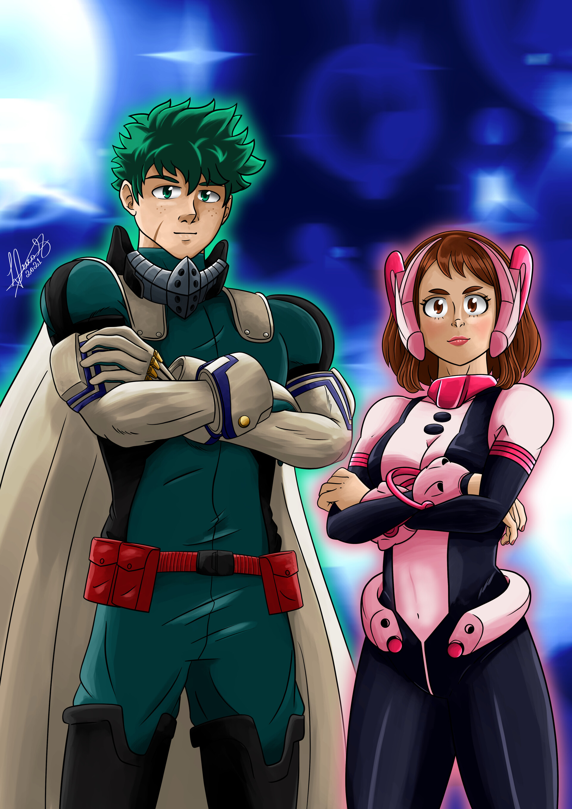 ArtStation - Deku and Uravity