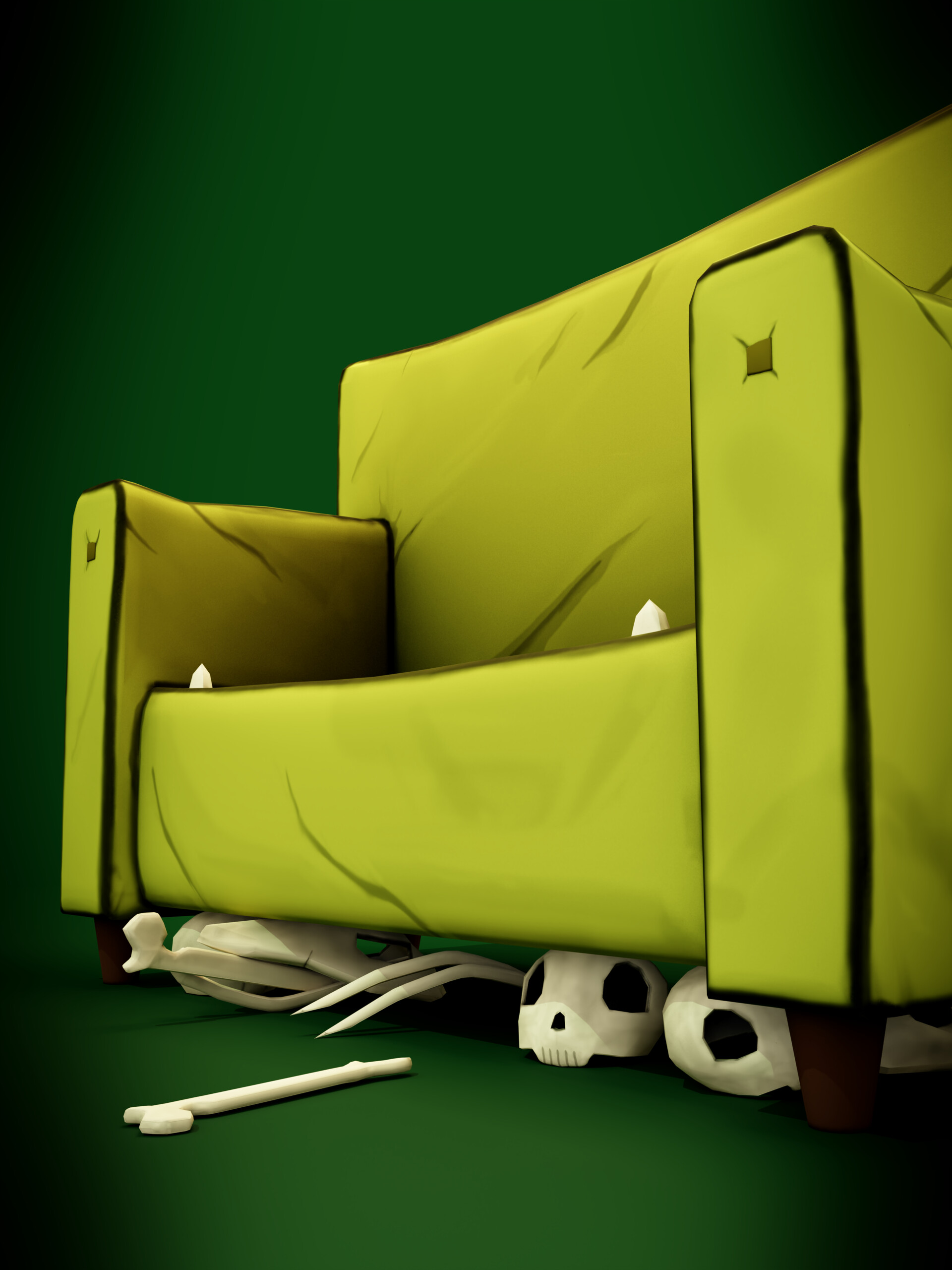 ArtStation - Dungeon Mayhem - Non-Carnivorous Couch