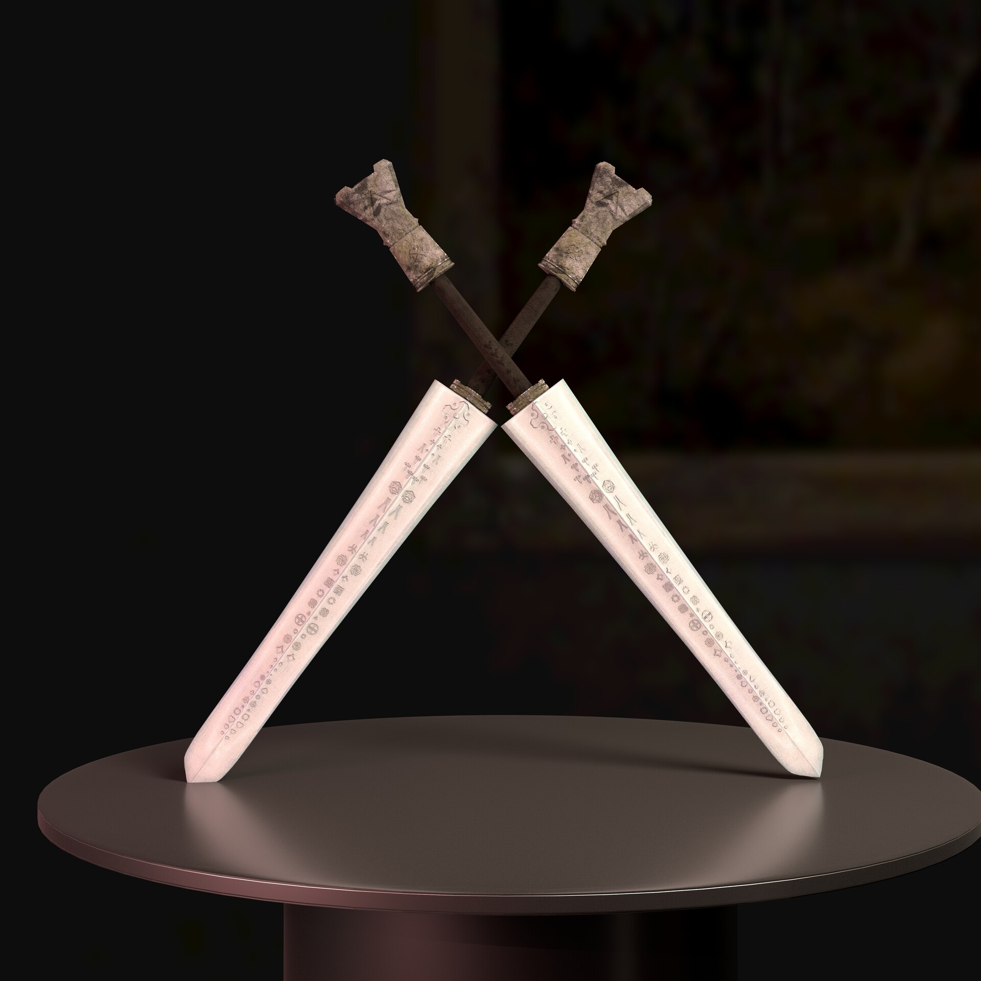 ArtStation - Elephant teeth sword