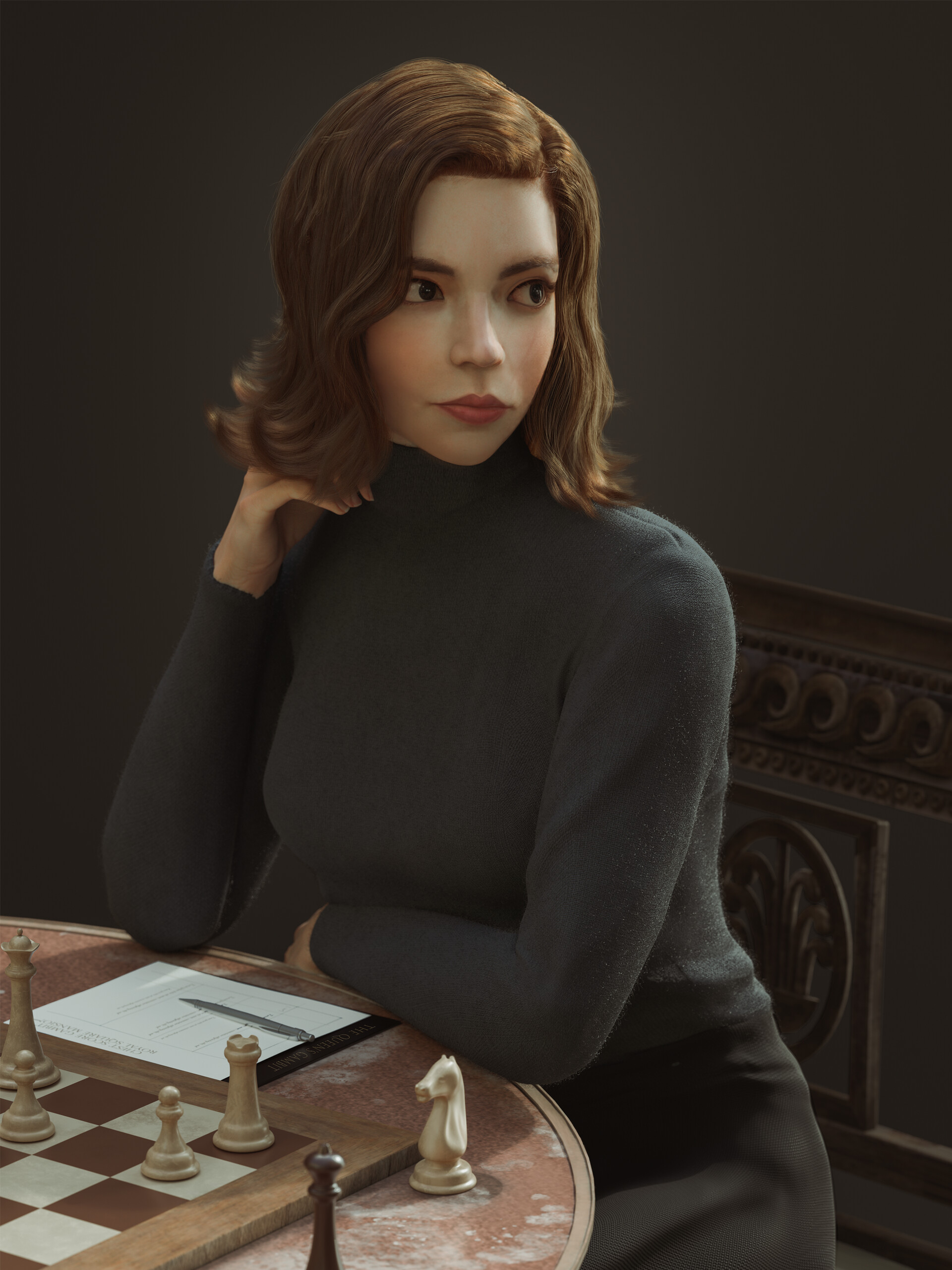 ArtStation - The Queen's Gambit