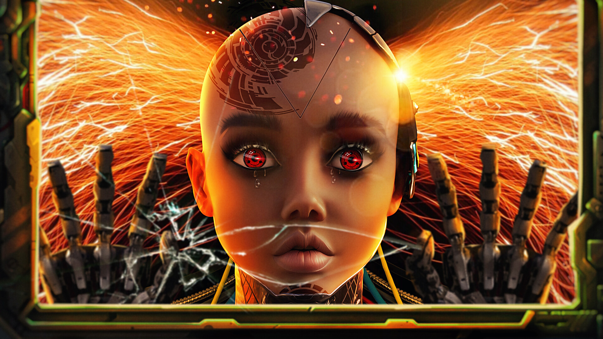 ArtStation - Cyberpunk portrait