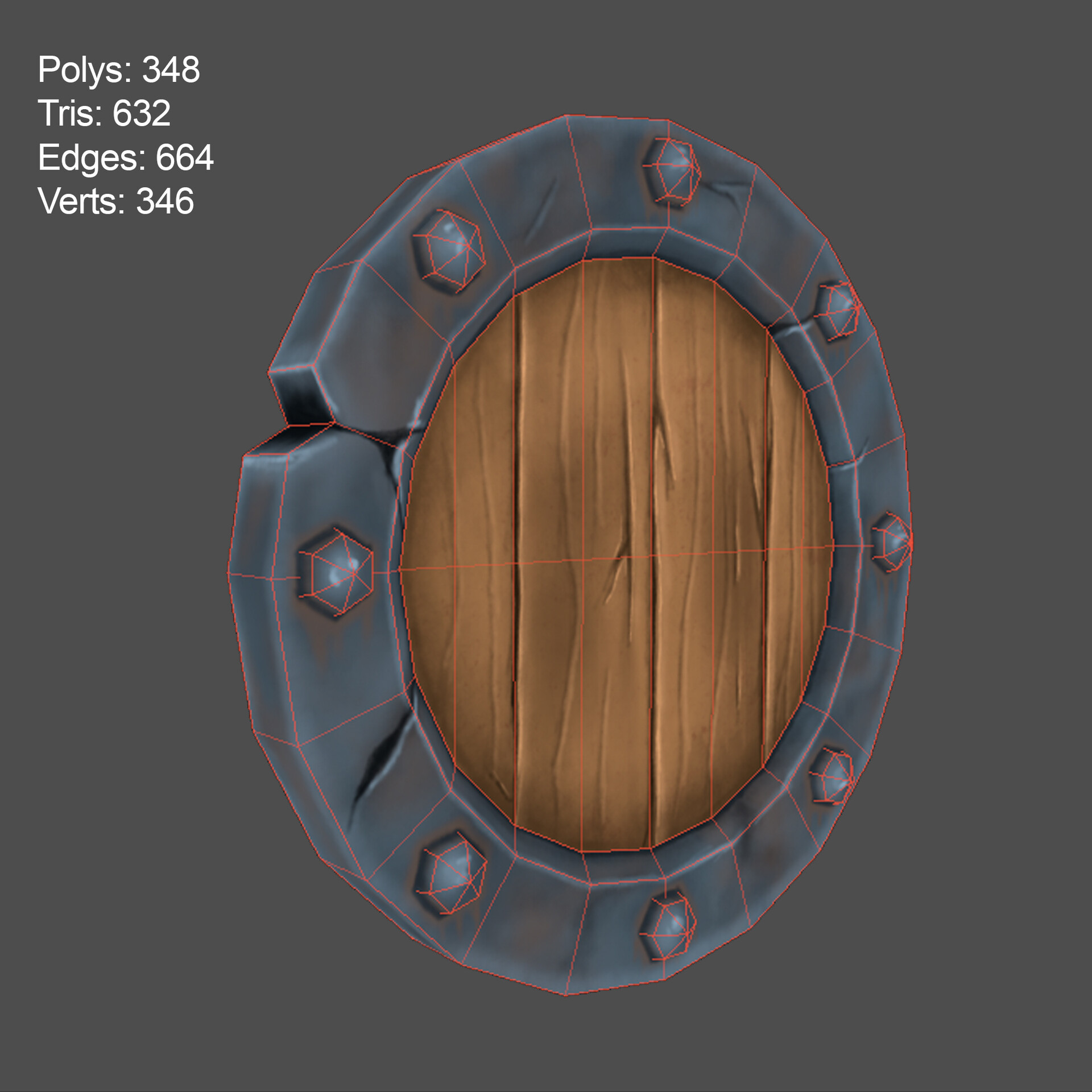 Kazuleth - Hand-Painted Shield