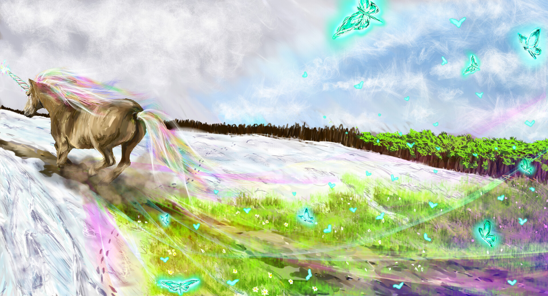 ArtStation - First Unicorn of Spring