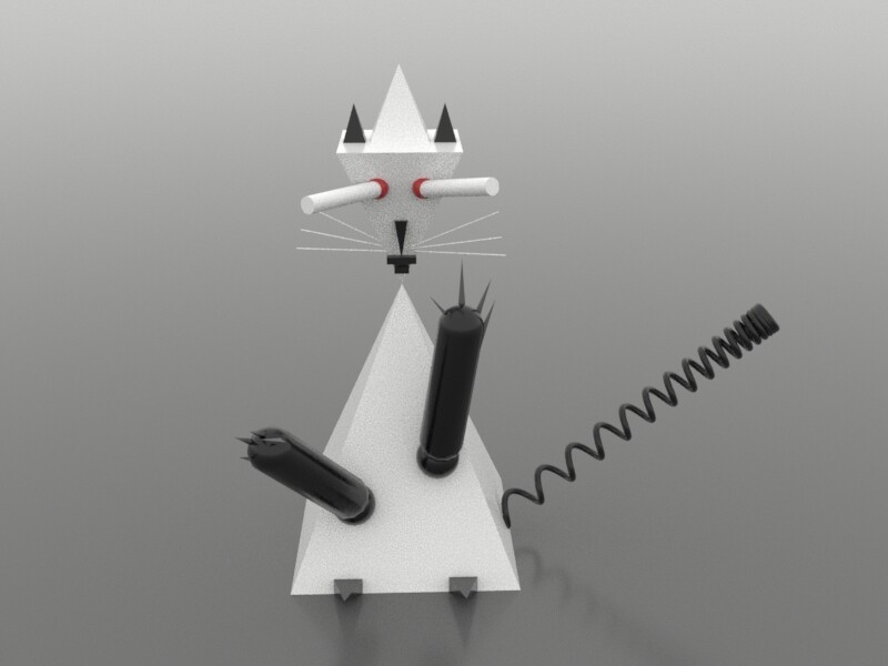 ArtStation - A robot-cat