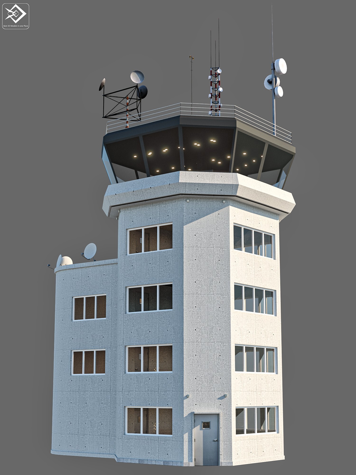 ArtStation - air port tower