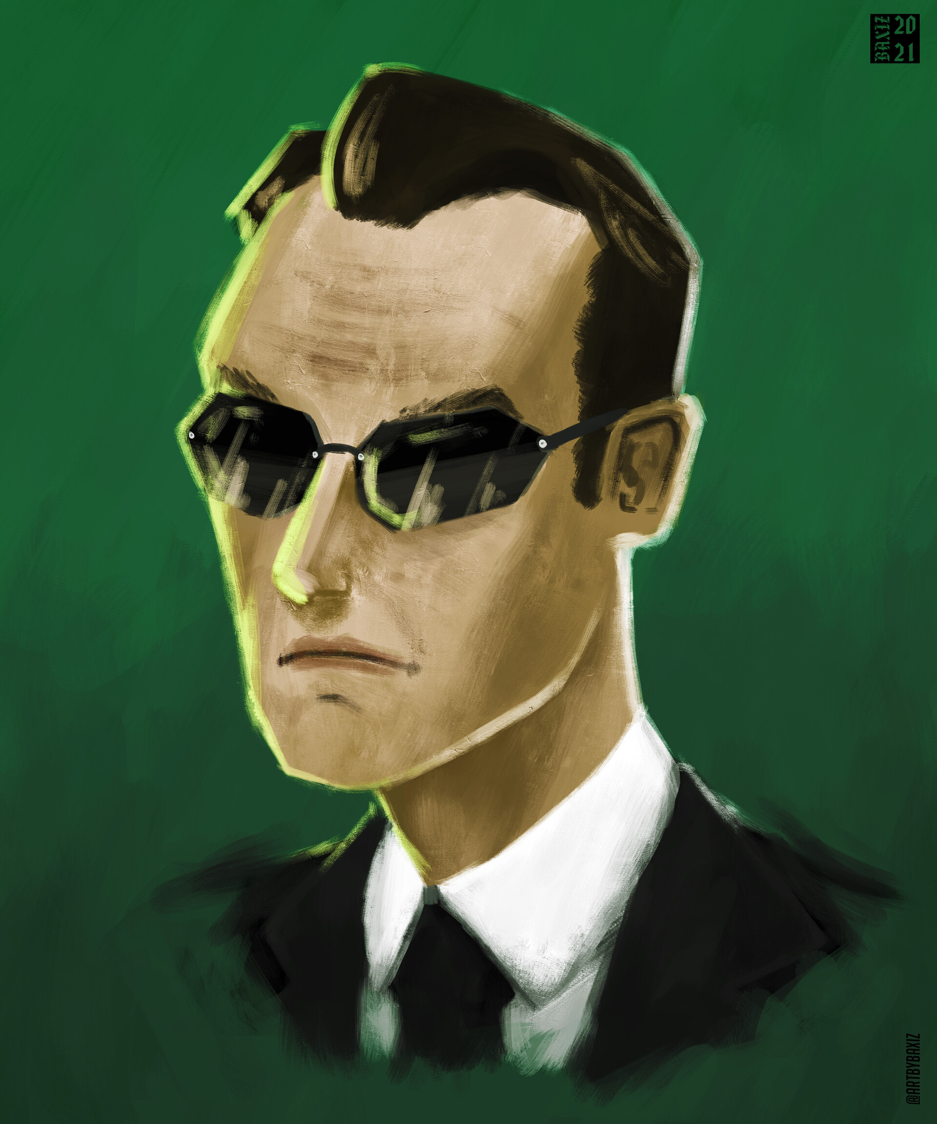 ArtStation - Agent Smith (The Matrix
