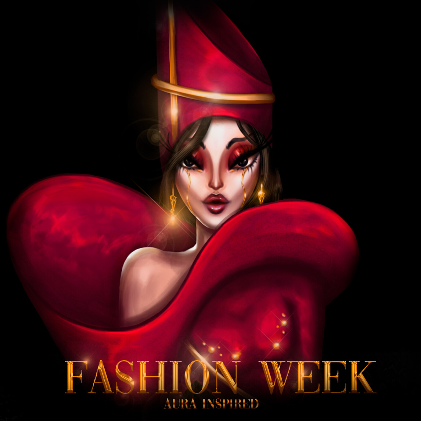 ArtStation - fashion week: aura inspired