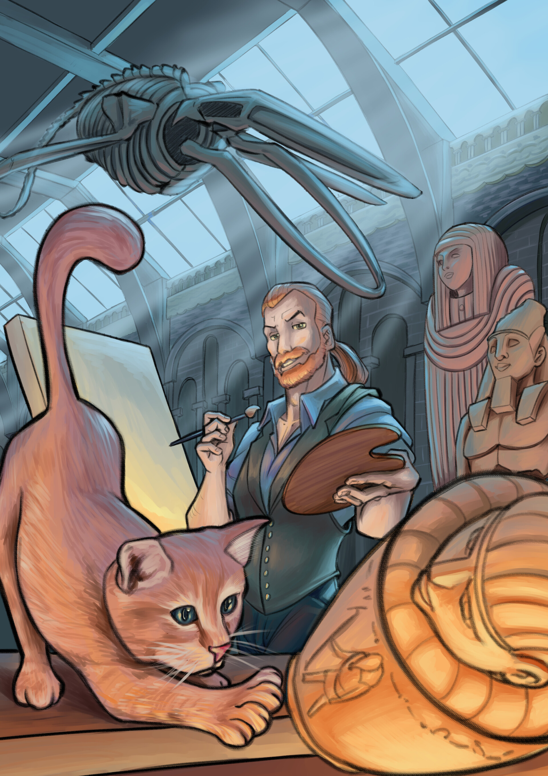 ArtStation - Destruction in the museum