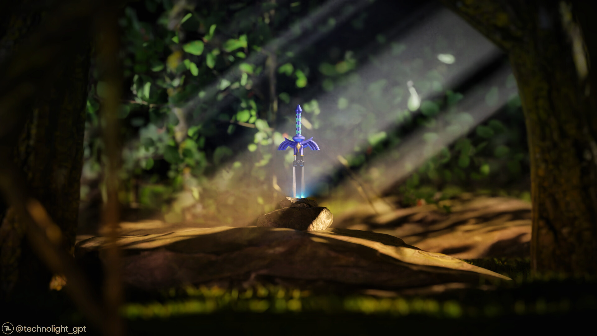 ArtStation - Legend of Zelda: Master Sword