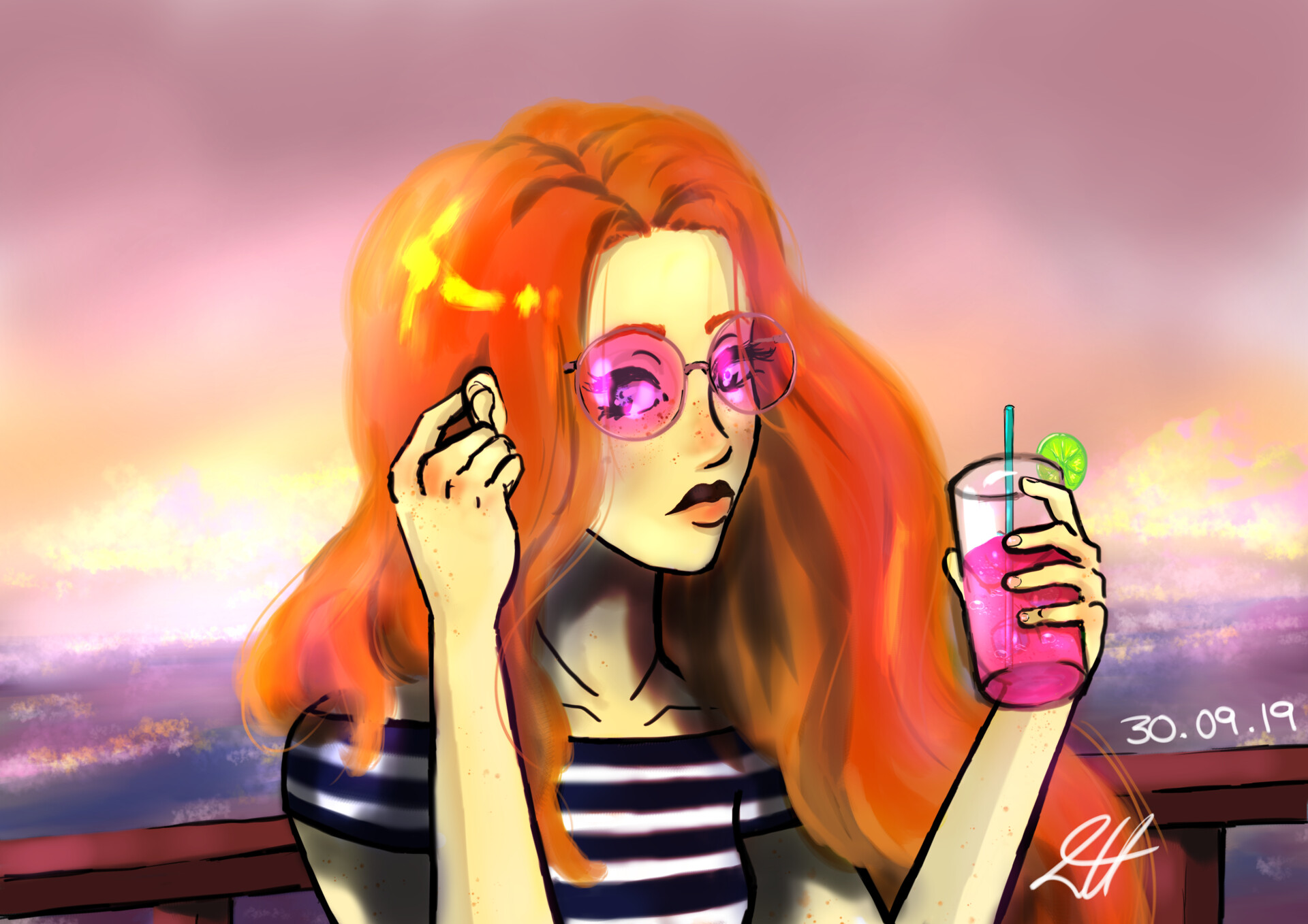 ArtStation - oc Sun time