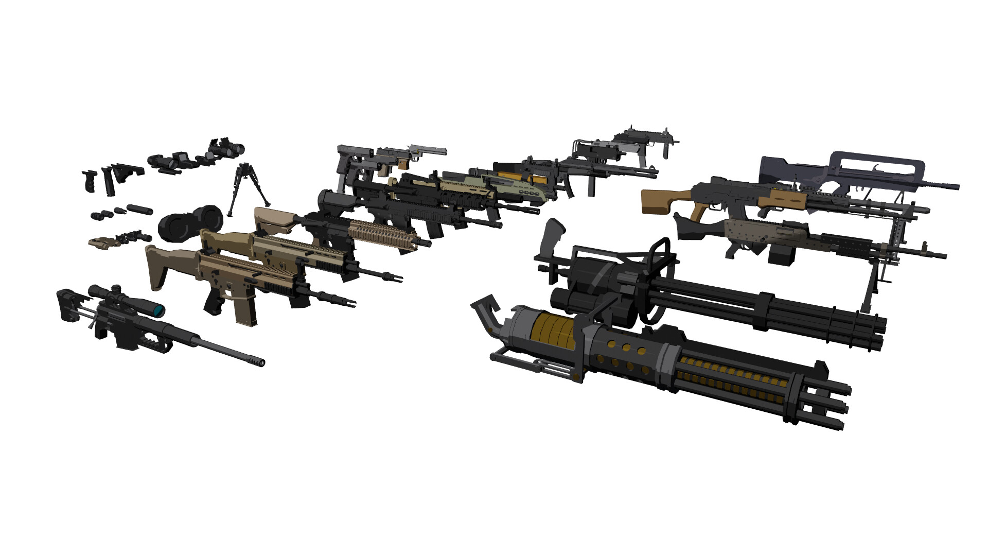 ArtStation - Gun Pack