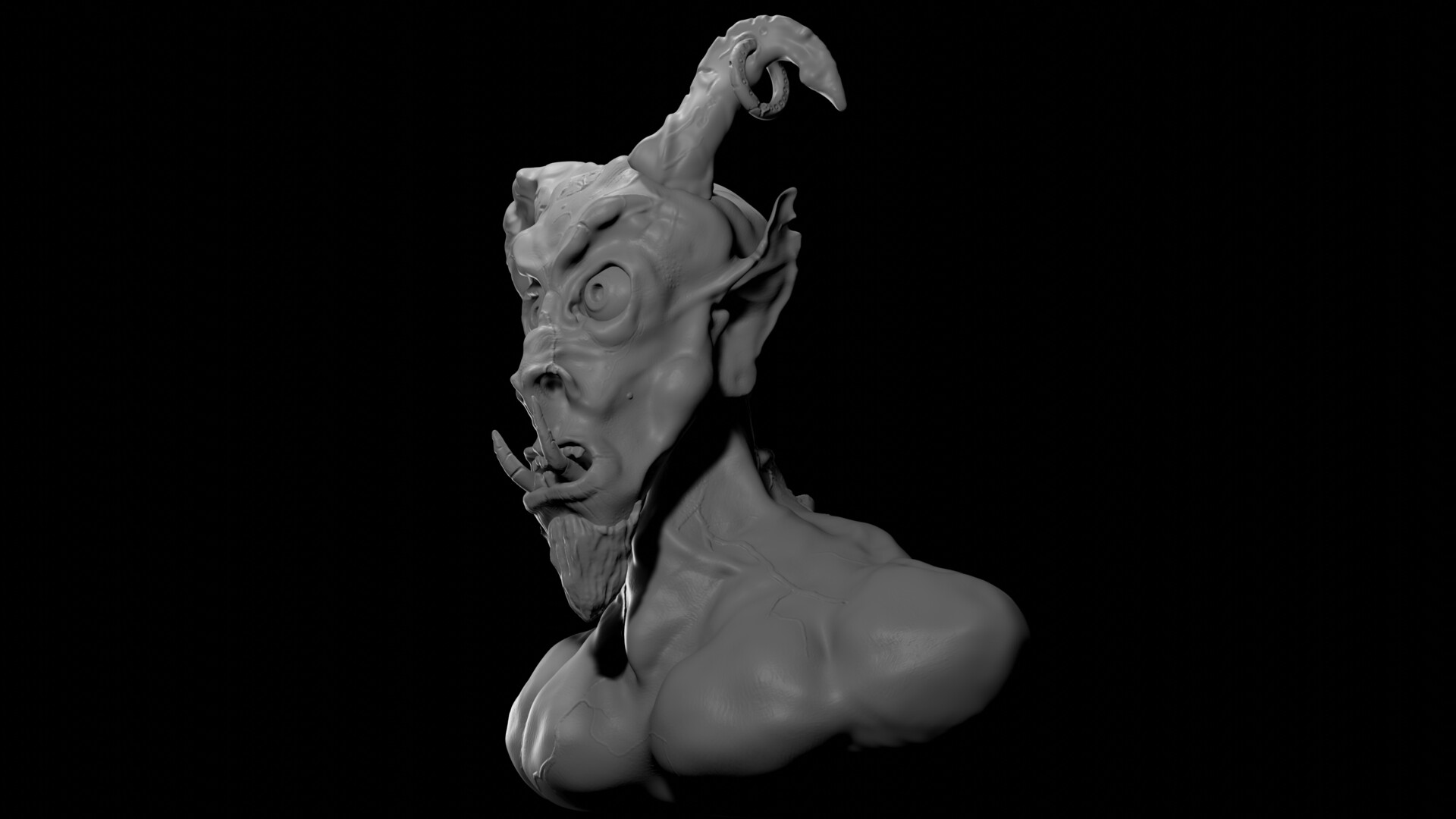 Nikolay Gorbovsky - Demon Orc. Half orc, half demon)