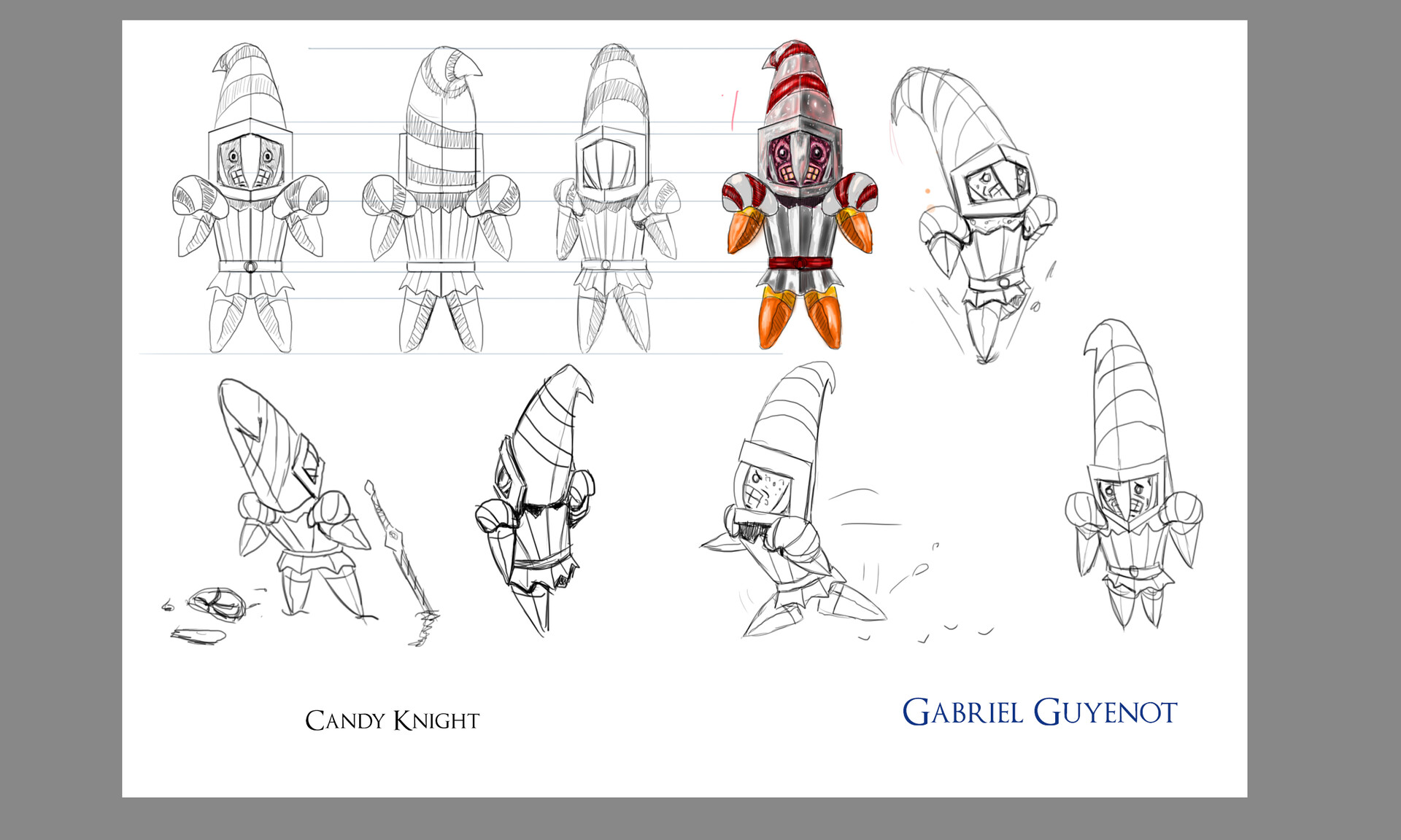 ArtStation - Candy Knight Concept Art