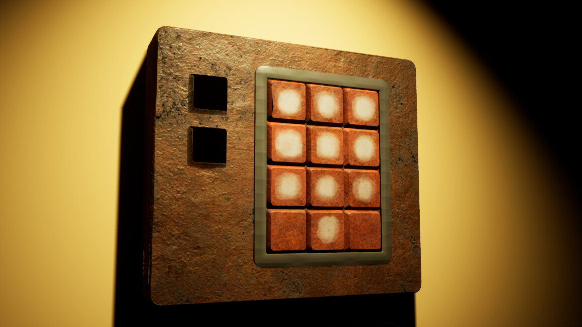 ArtStation - Texturing Task - Keypad