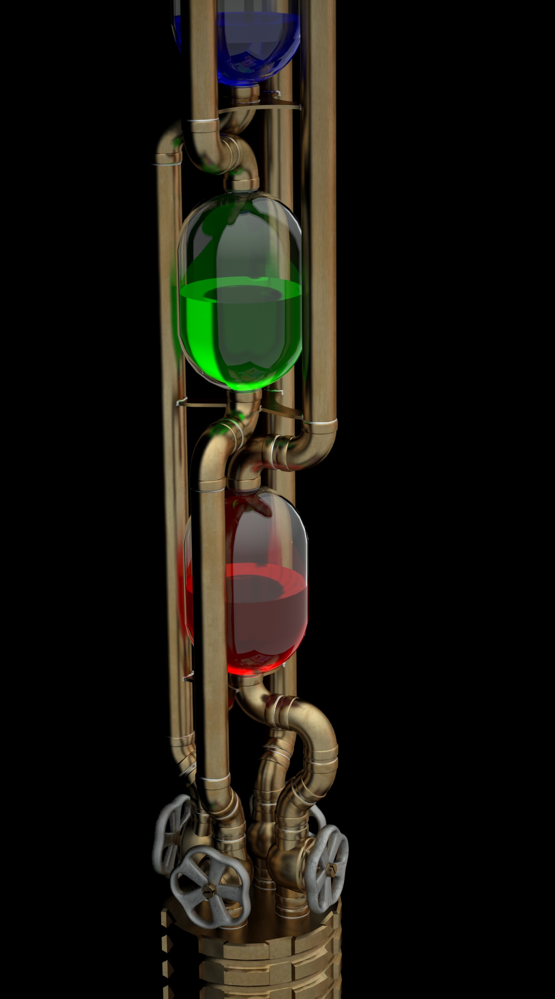 ArtStation - RGB multicolor fountain pen