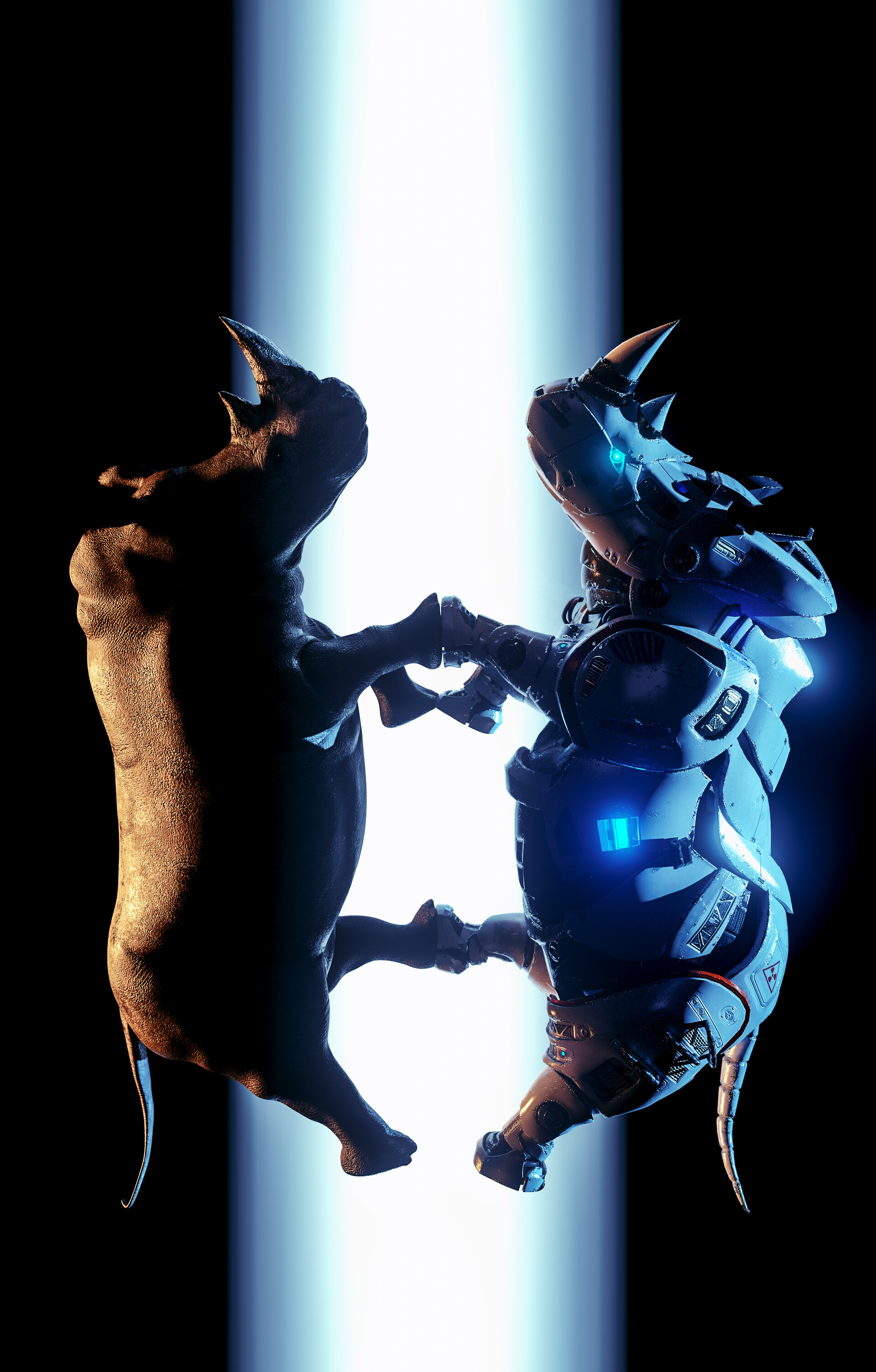 ArtStation - Rhino ミナミシロサイ