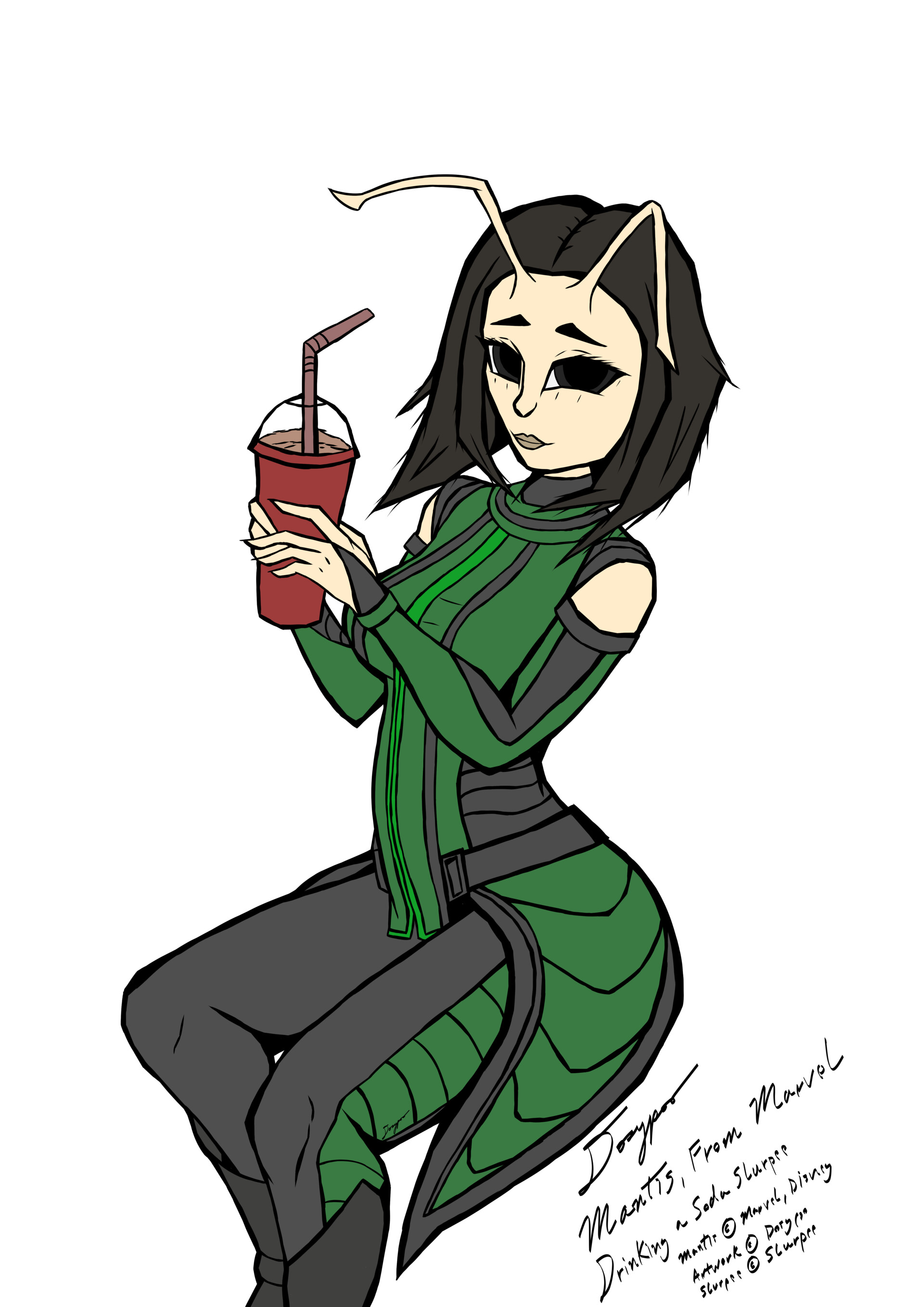 mantis guardians of the galaxy coloring page